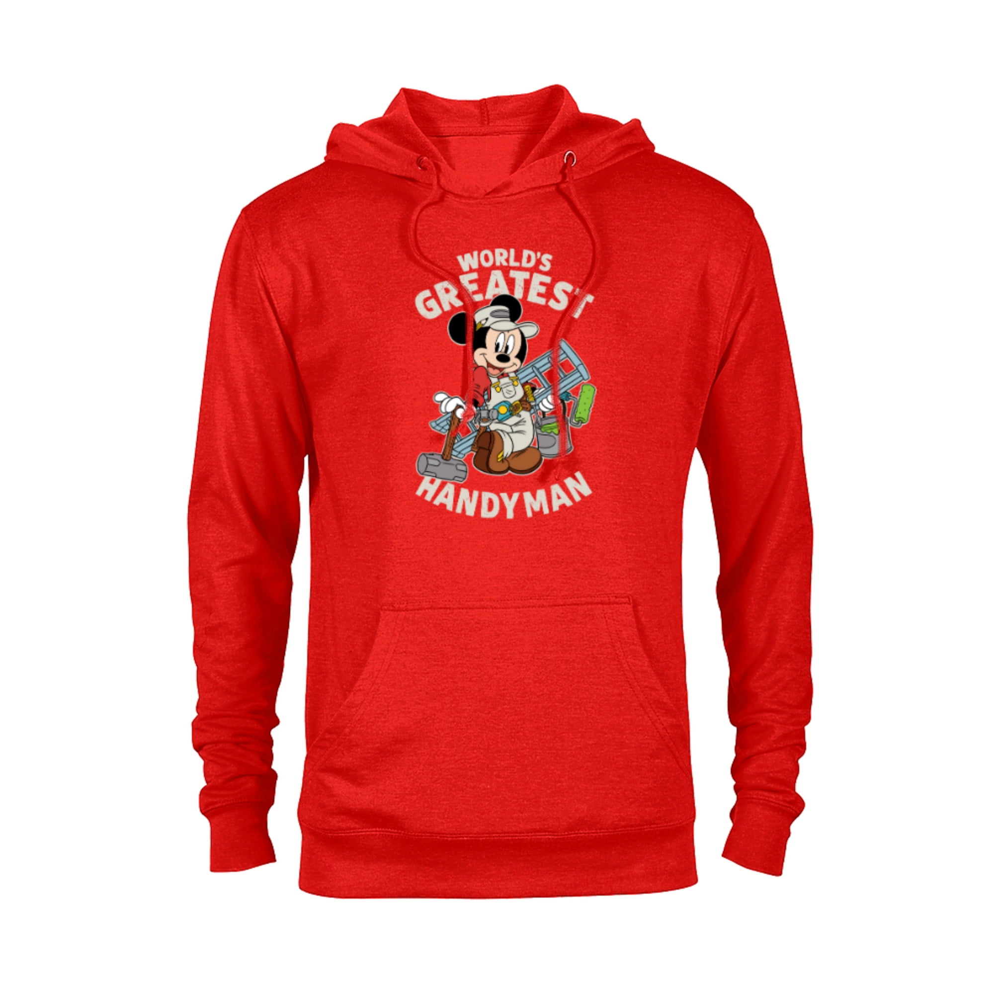Disney Mickey Mouse "World's Greatest Handyman" - Pullover Hoodie for ...