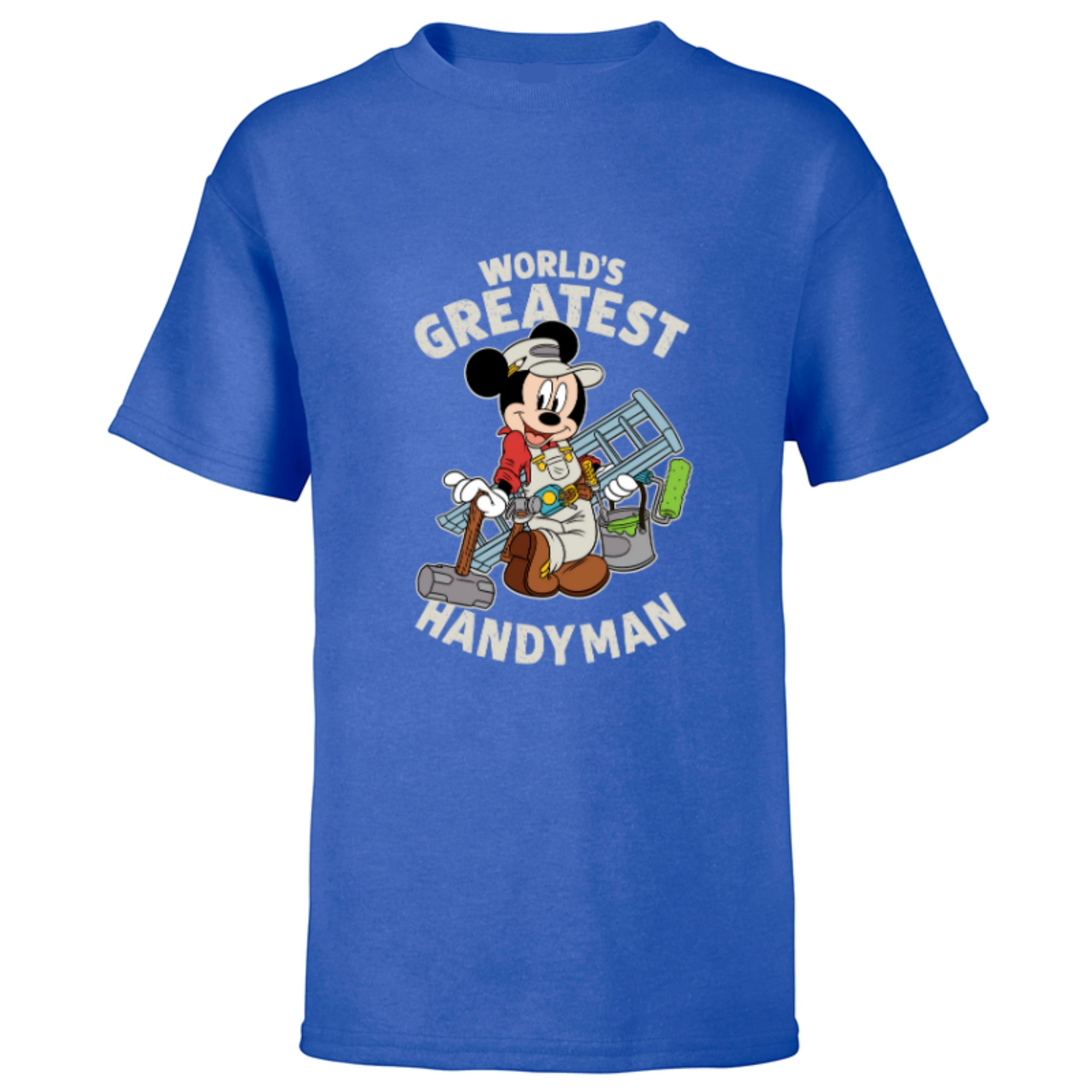 Disney Mickey Mouse "World's Greatest Handyman" - Short Sleeve T-Shirt ...