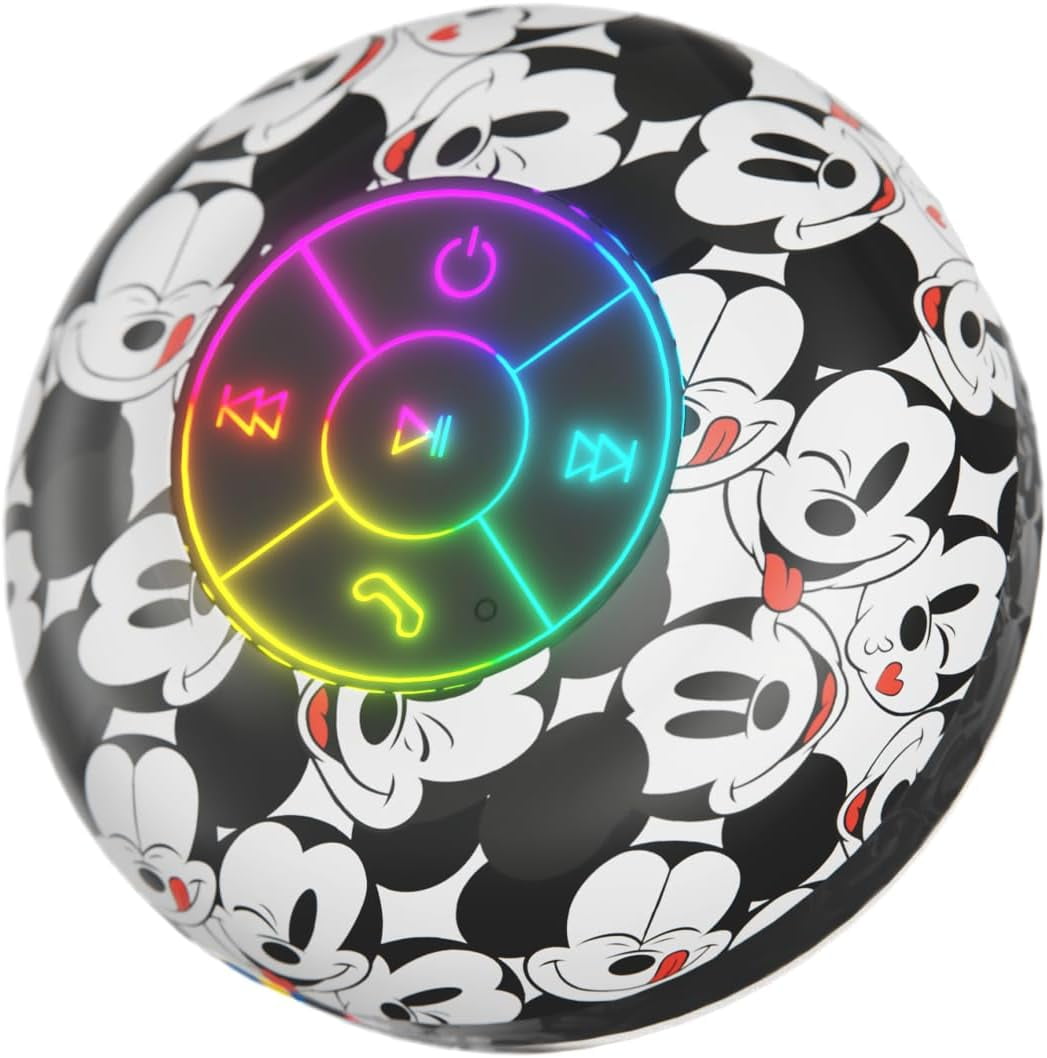 Disney Mickey Mouse and Friends Bluetooth Shower Speaker - Splashproof ...