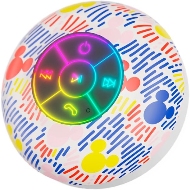 Disney Mickey Mouse and Friends Bluetooth Shower Speaker - Splashproof ...