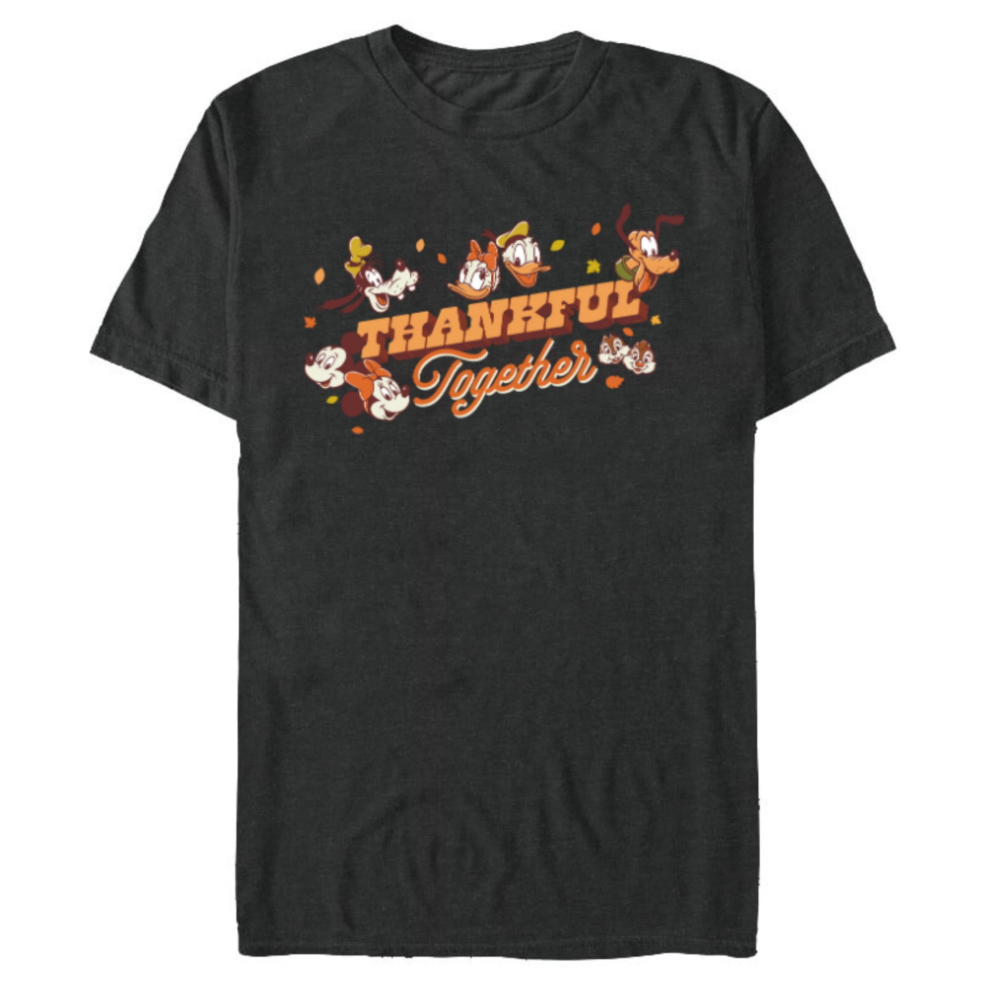 Disney Mickey Mouse and Friends Fall Thankful Together - Short Sleeve ...