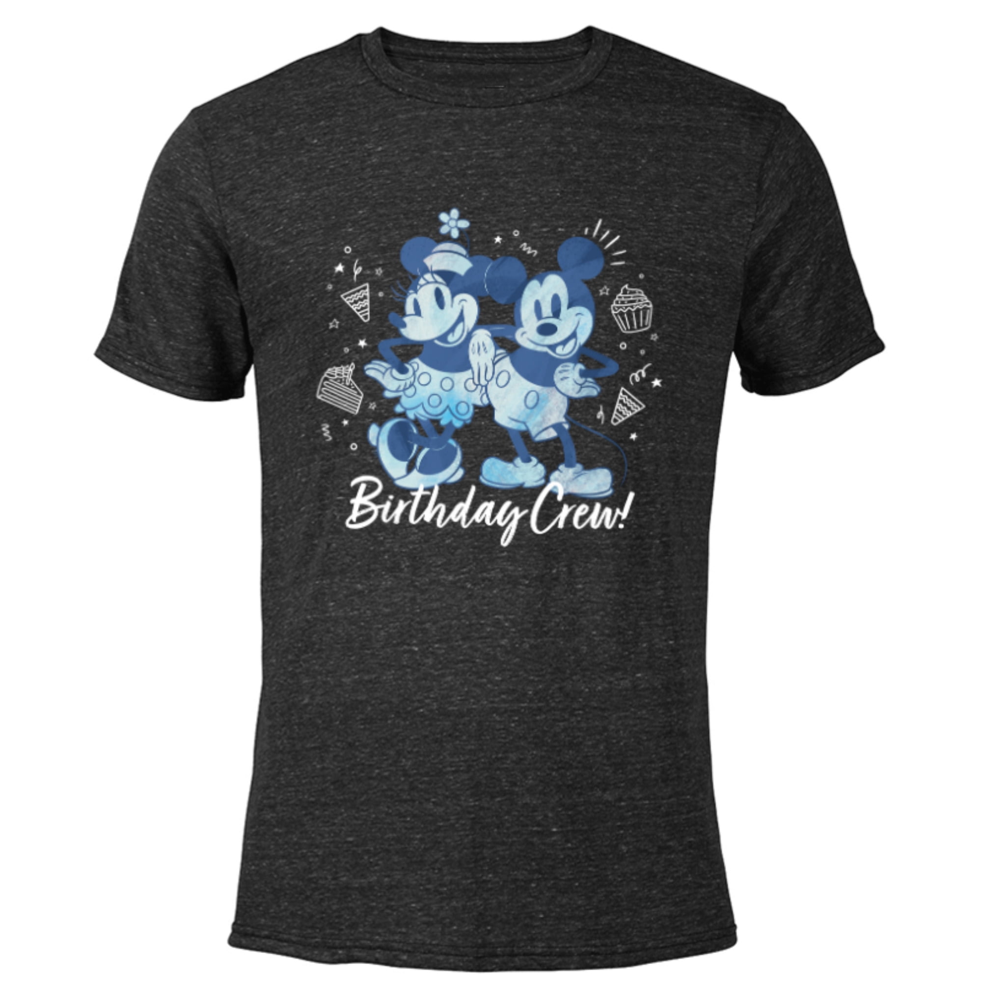 Disney Mickey Mouse and Minnie Mouse Birthday Crew Retro - Short Sleeve ...