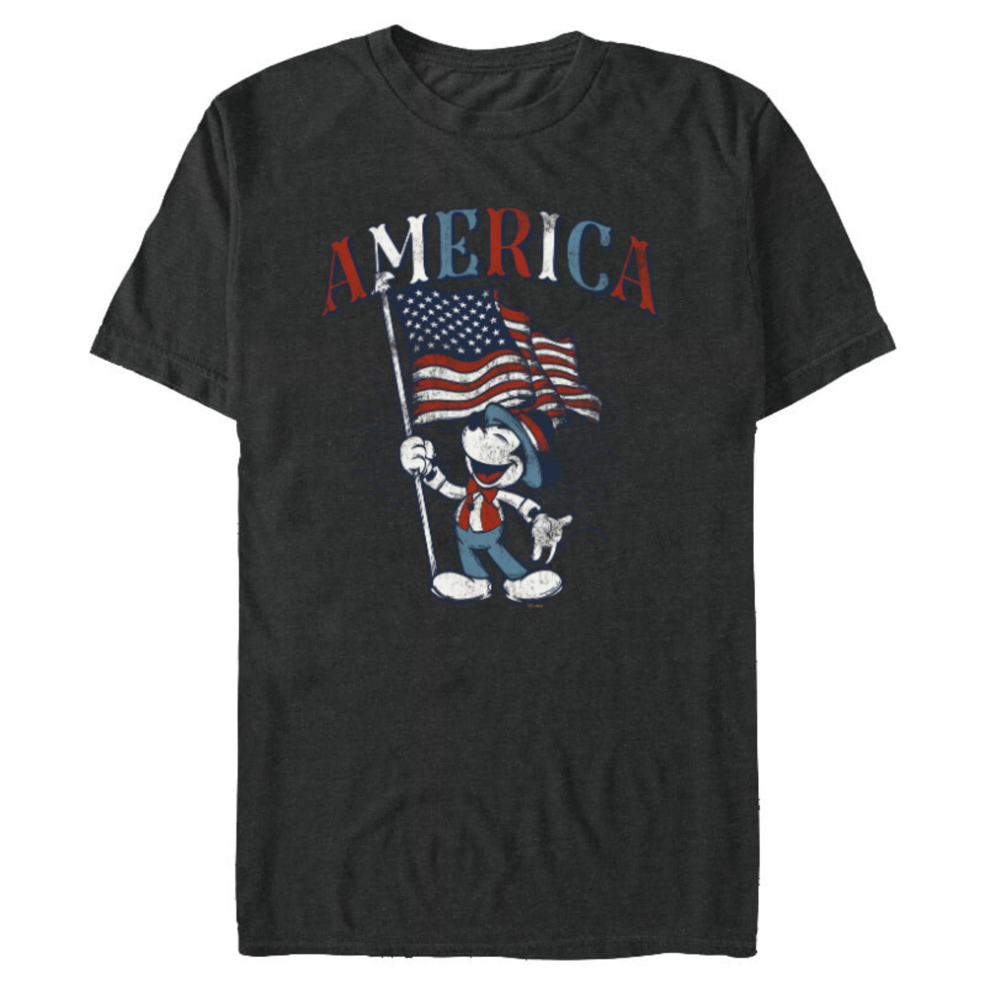 Disney Mickey Mouse with American Flag USA Fourth of July - Short ...