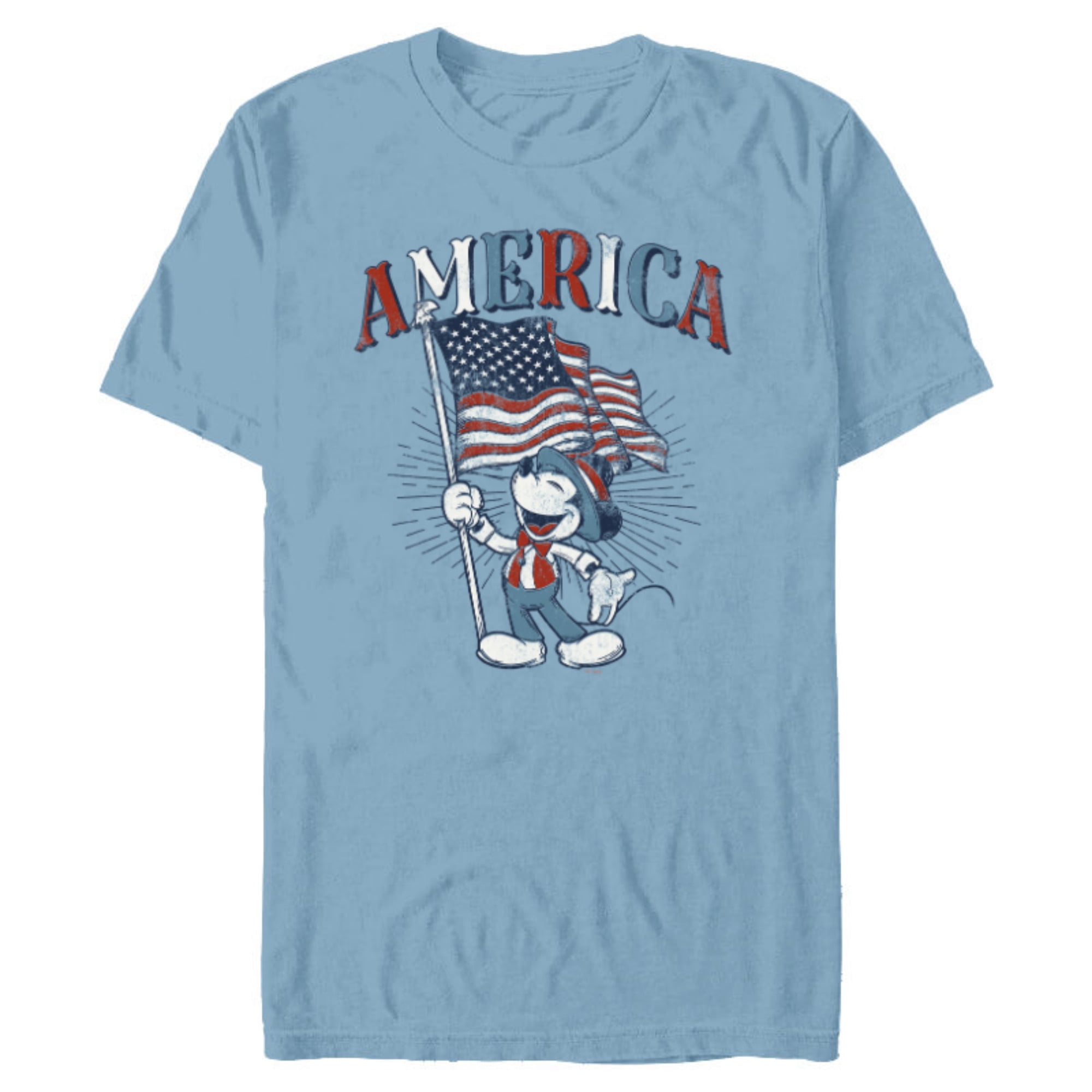 Disney Mickey Mouse with American Flag USA Fourth of July - Short ...