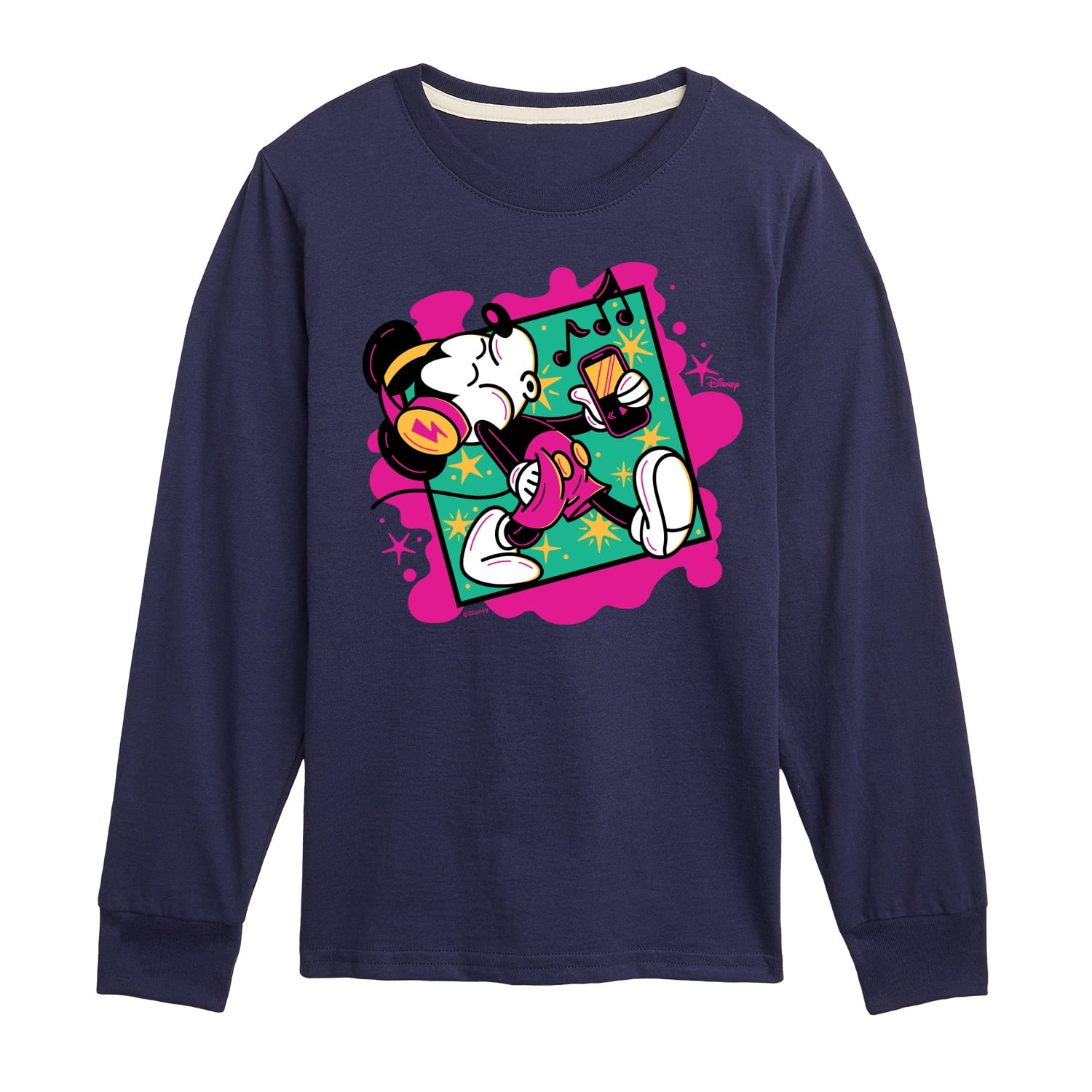 Disney - Mickey Music Stroll - Toddler & Youth Long Sleeve Graphic T ...