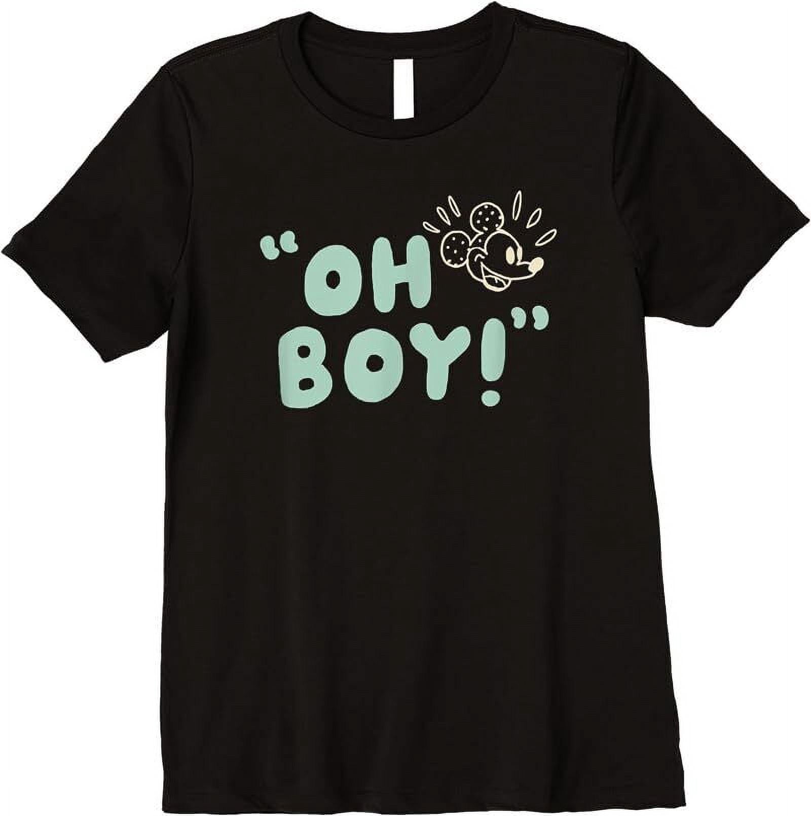 Disney Mickey “Oh Boy!” T-Shirts - Walmart.com