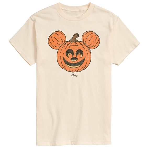 Disney - Mickey Pumpkin Head - Men's Short Sleeve Graphic T-Shirt ...