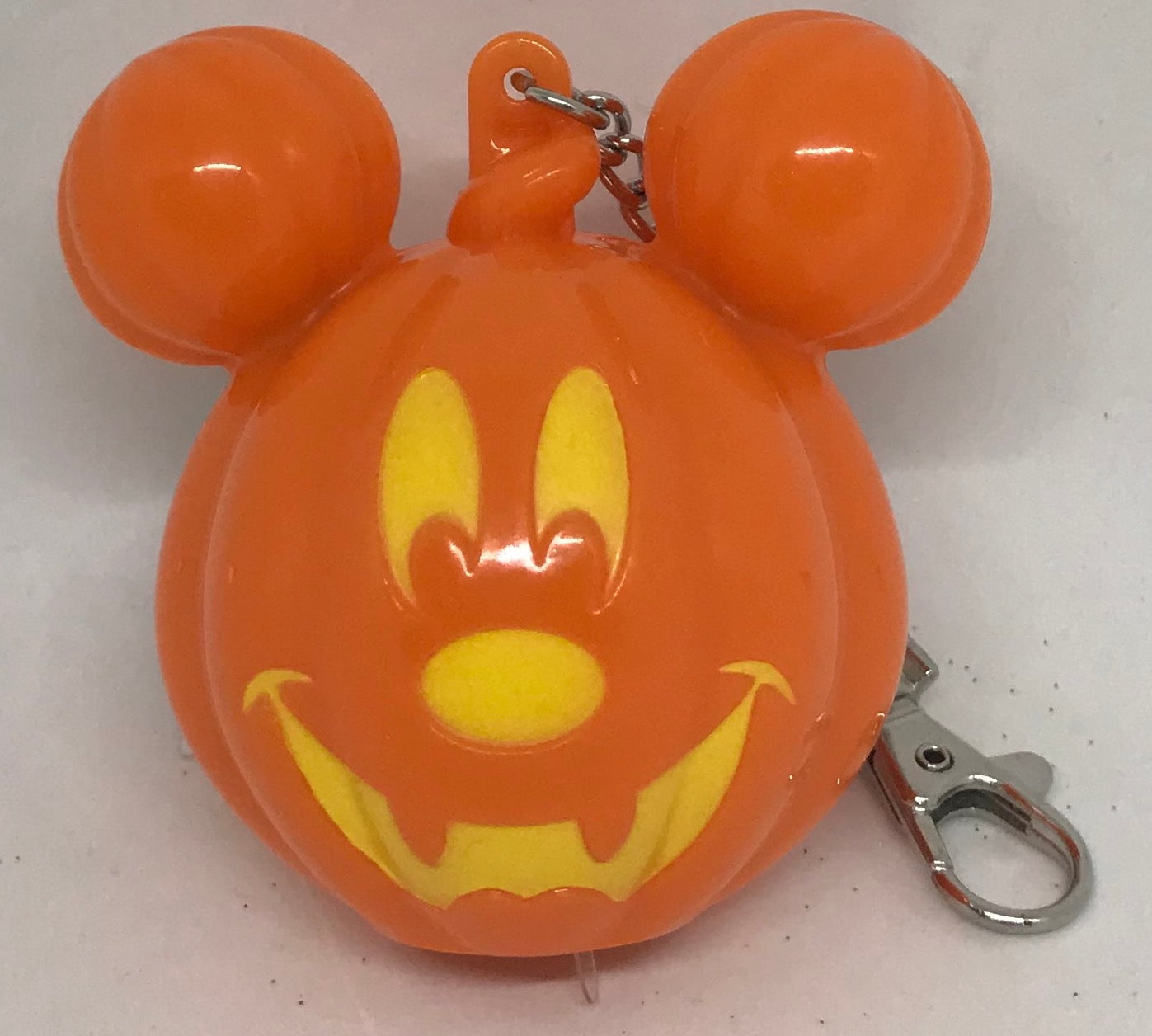 Disney Mickey Pumpkin Jack-o'-Lantern Halloween Light Up Keychain New ...