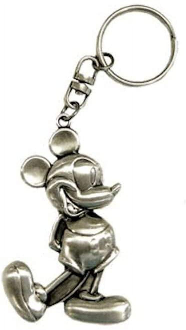 Disney Mickey Retro Pewter Keyring - Walmart.com
