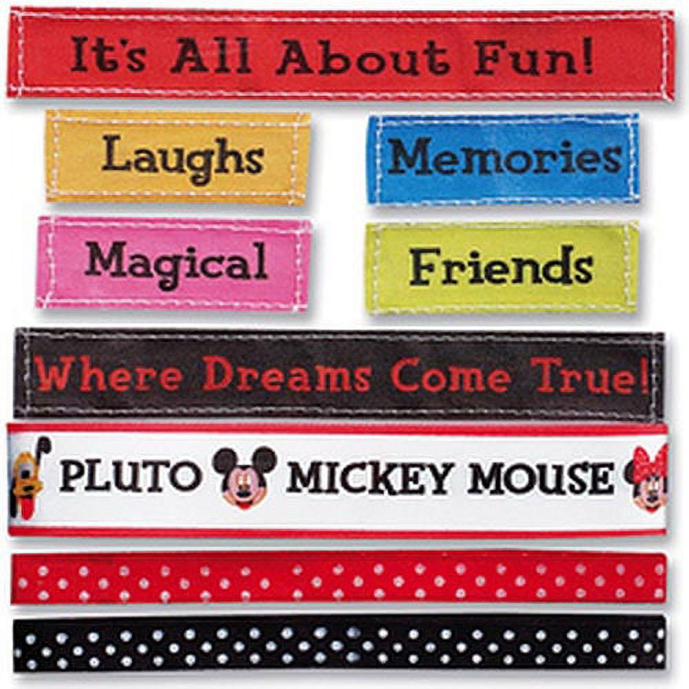 Disney Mickey Ribbons & Adhesive Labels - Walmart.com