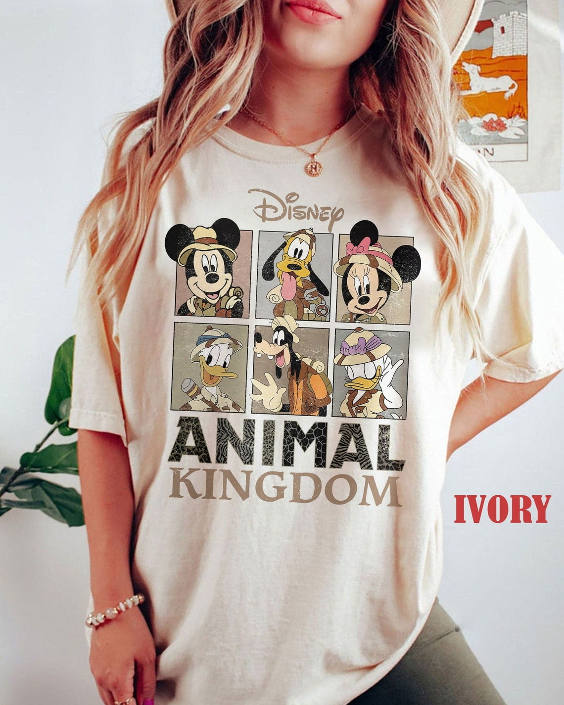 Disney Mickey Safari Comfort Colors T-Shirt, Retro Disney Animal ...