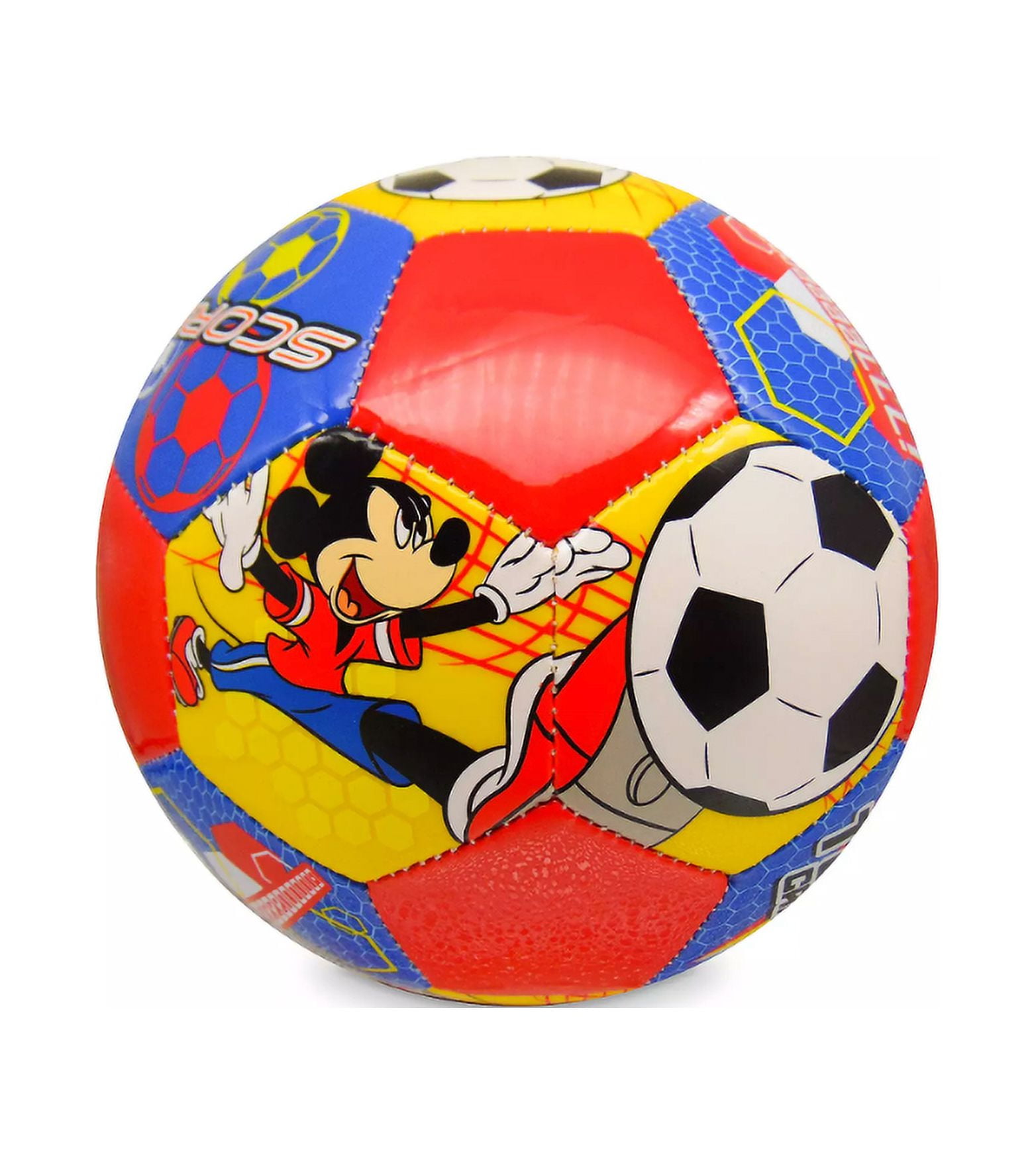 Disney Mickey Score Team Captain Goal Mini Soccer Ball New - Walmart.com