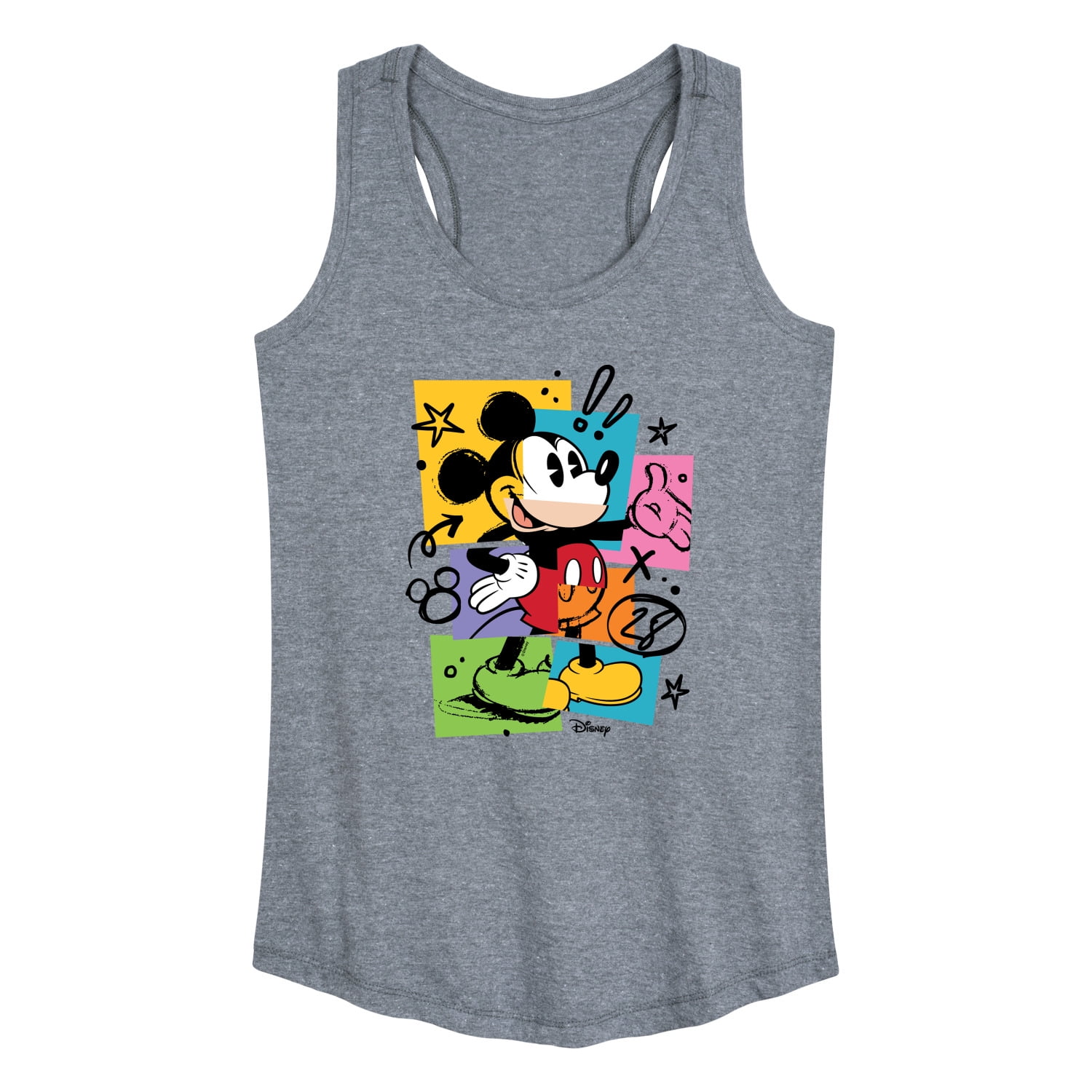 Disney - Mickey Sketch - Women's Racerback Tank Top - Walmart.com
