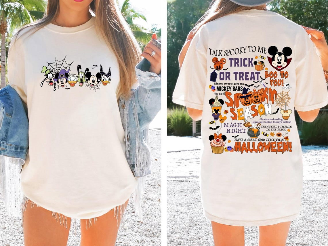 Disney Mickey Spooky Season Halloween Comfort Colors Shirt, Retro ...