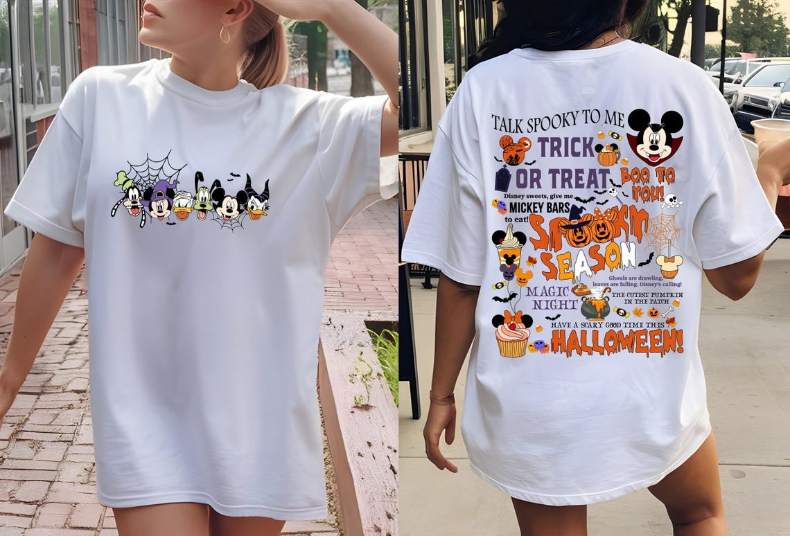Disney Mickey Spooky Season Halloween Comfort Colors Shirt, Retro ...