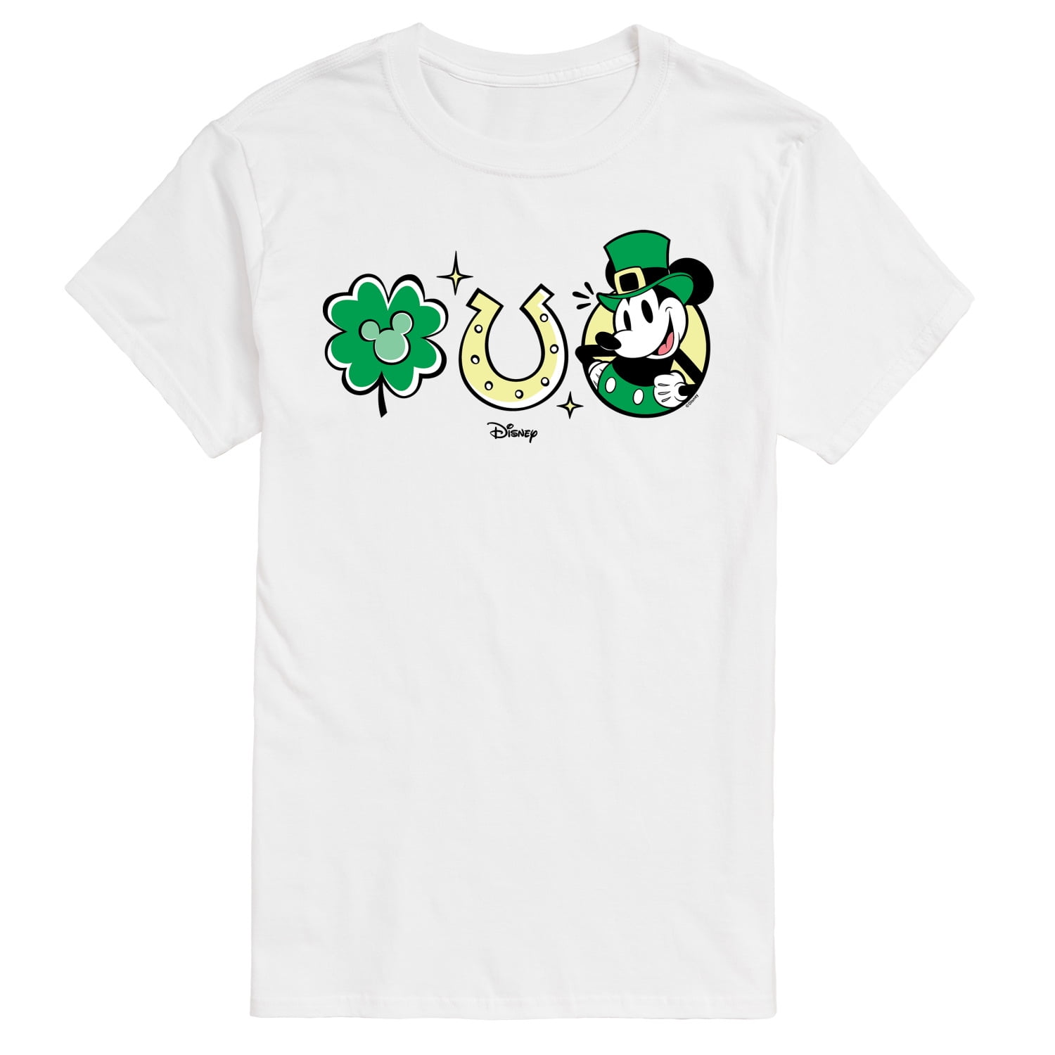 Disney - Mickey St Patricks Icons - Men's Short Sleeve Graphic T-Shirt ...
