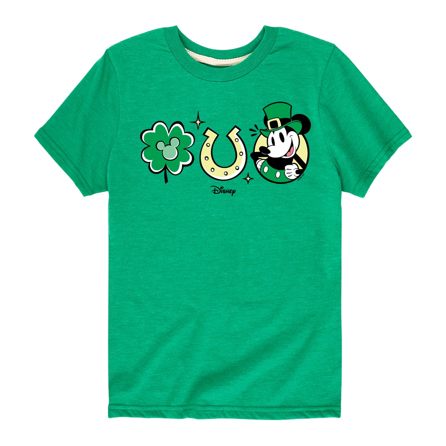 Disney - Mickey St Patricks Icons - Toddler And Youth Short Sleeve ...
