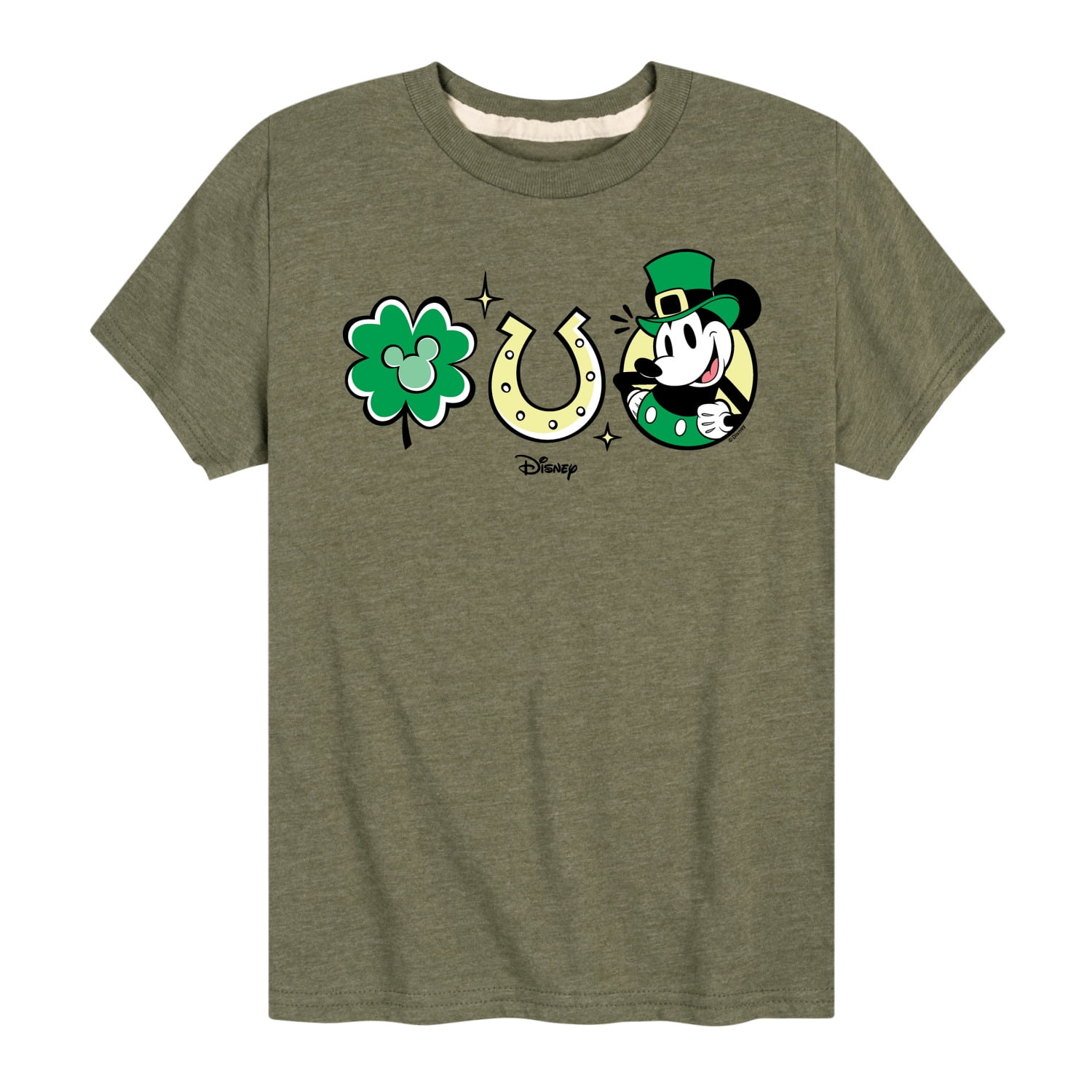 Disney - Mickey St Patricks Icons - Toddler And Youth Short Sleeve ...