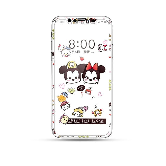 Disney Mickey Stitch Minnie Tempered Glass Film For iPhone 12 Pro Max ...