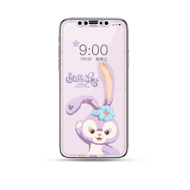 Disney Mickey Stitch Minnie Tempered Glass Film For iPhone 12 Pro Max ...