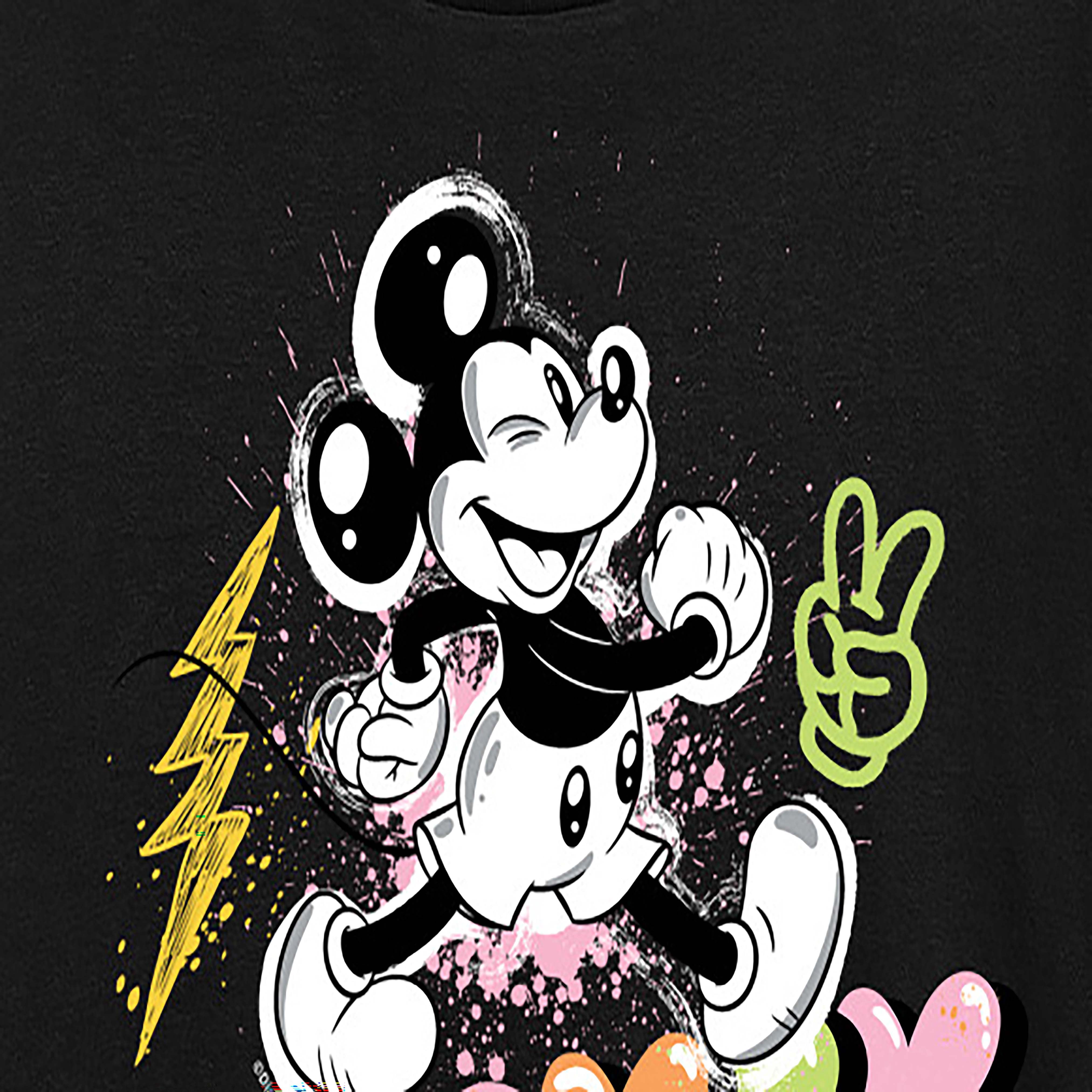 Disney - Mickey Street Art - Women's Short Sleeve Graphic T-Shirt ...