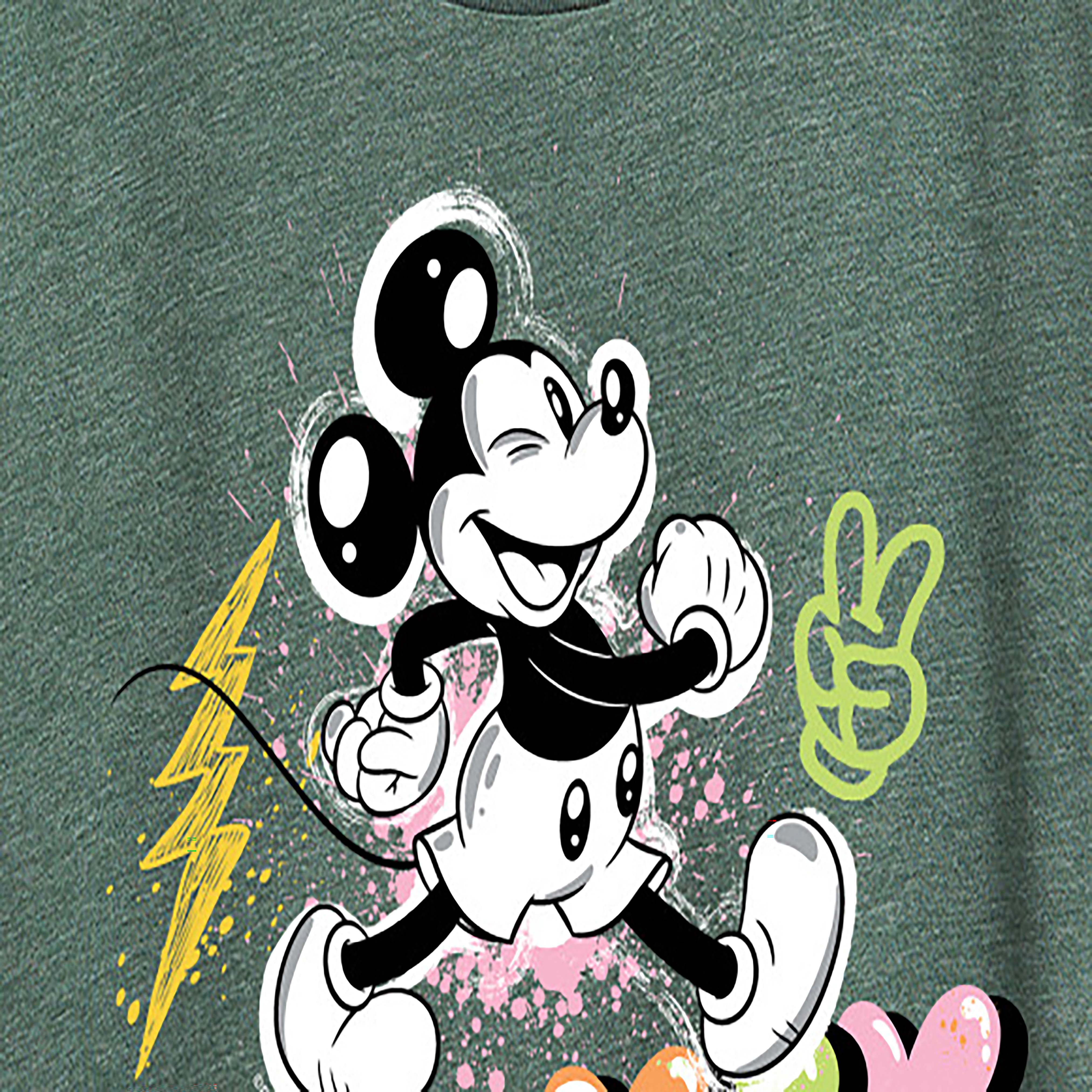 Disney - Mickey Street Art - Women's Short Sleeve Graphic T-Shirt ...