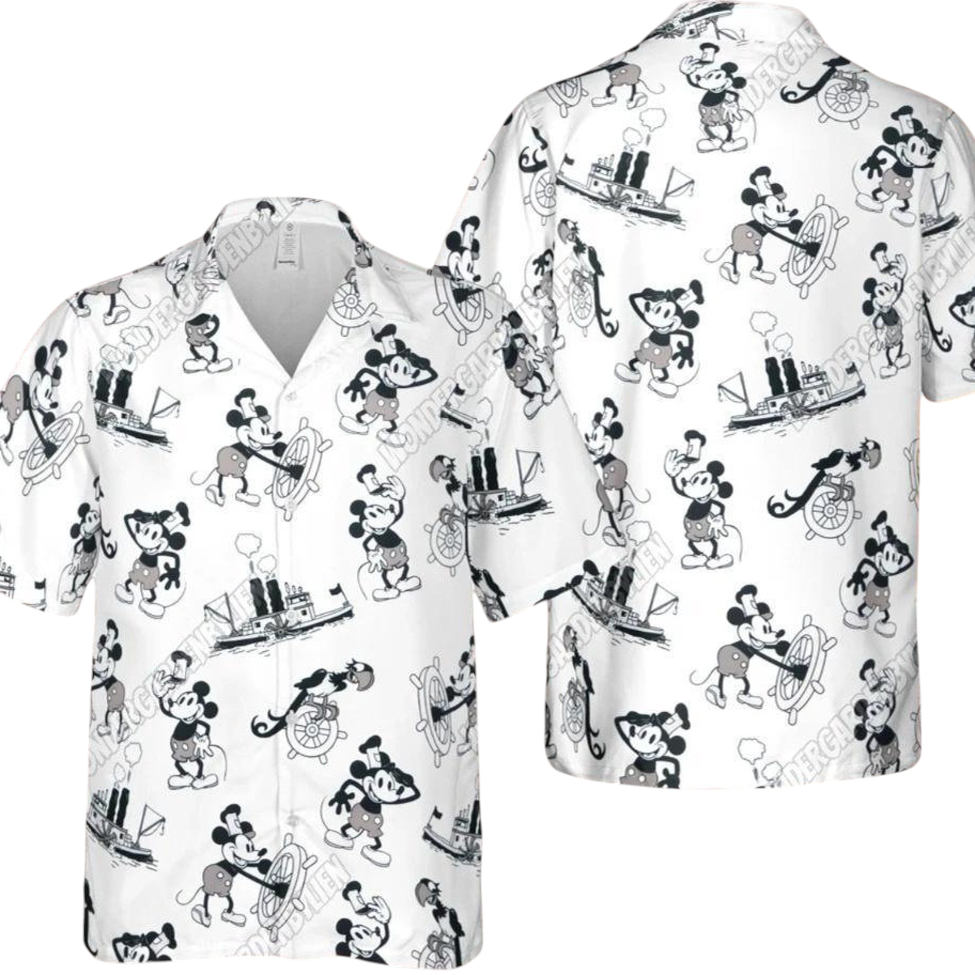 Disney Mickey Summer Shirt, Steamboat Willie 1929 Hawaiian Shirt ...
