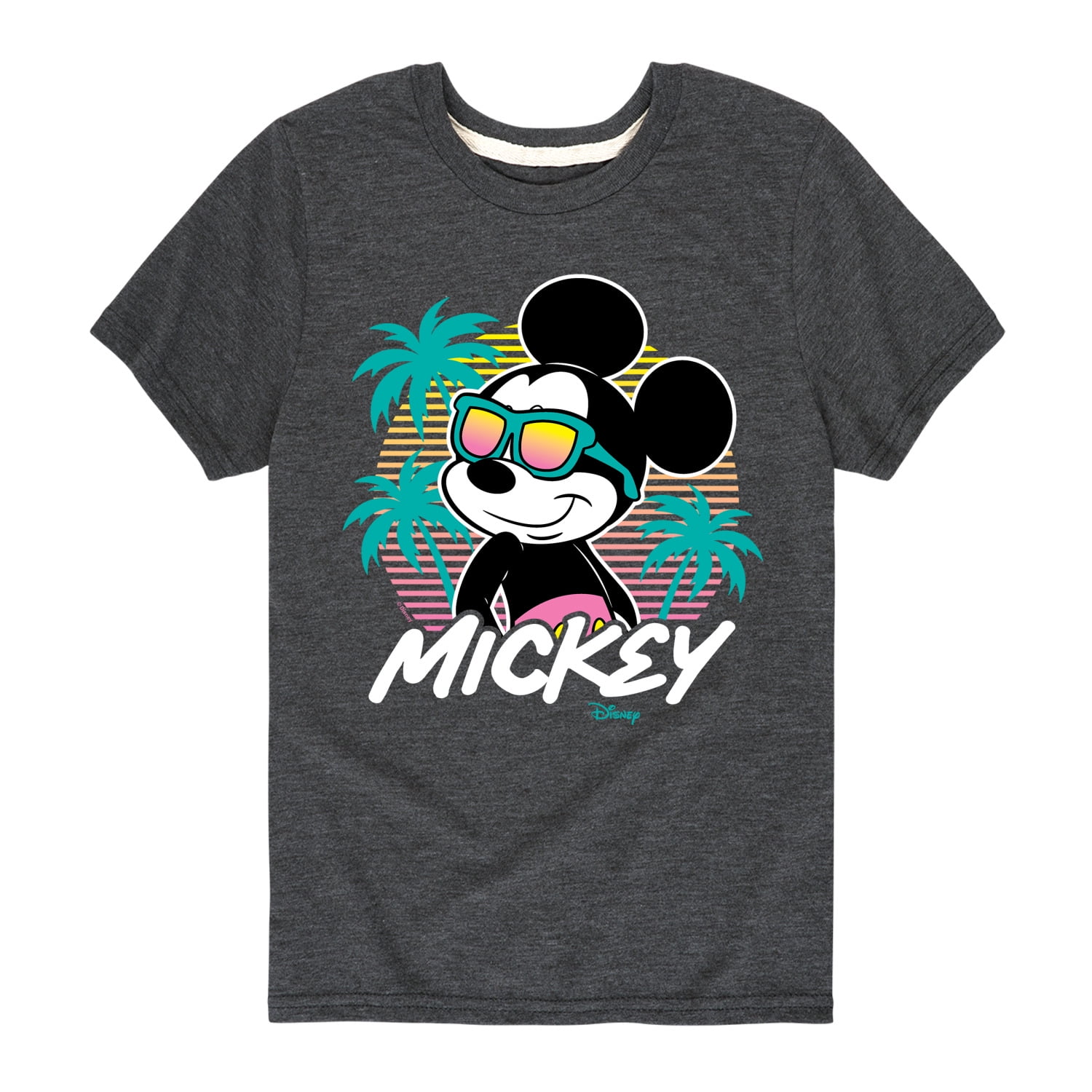 Disney - Mickey Sunset Shades - Toddler & Youth Short Sleeve Graphic T ...