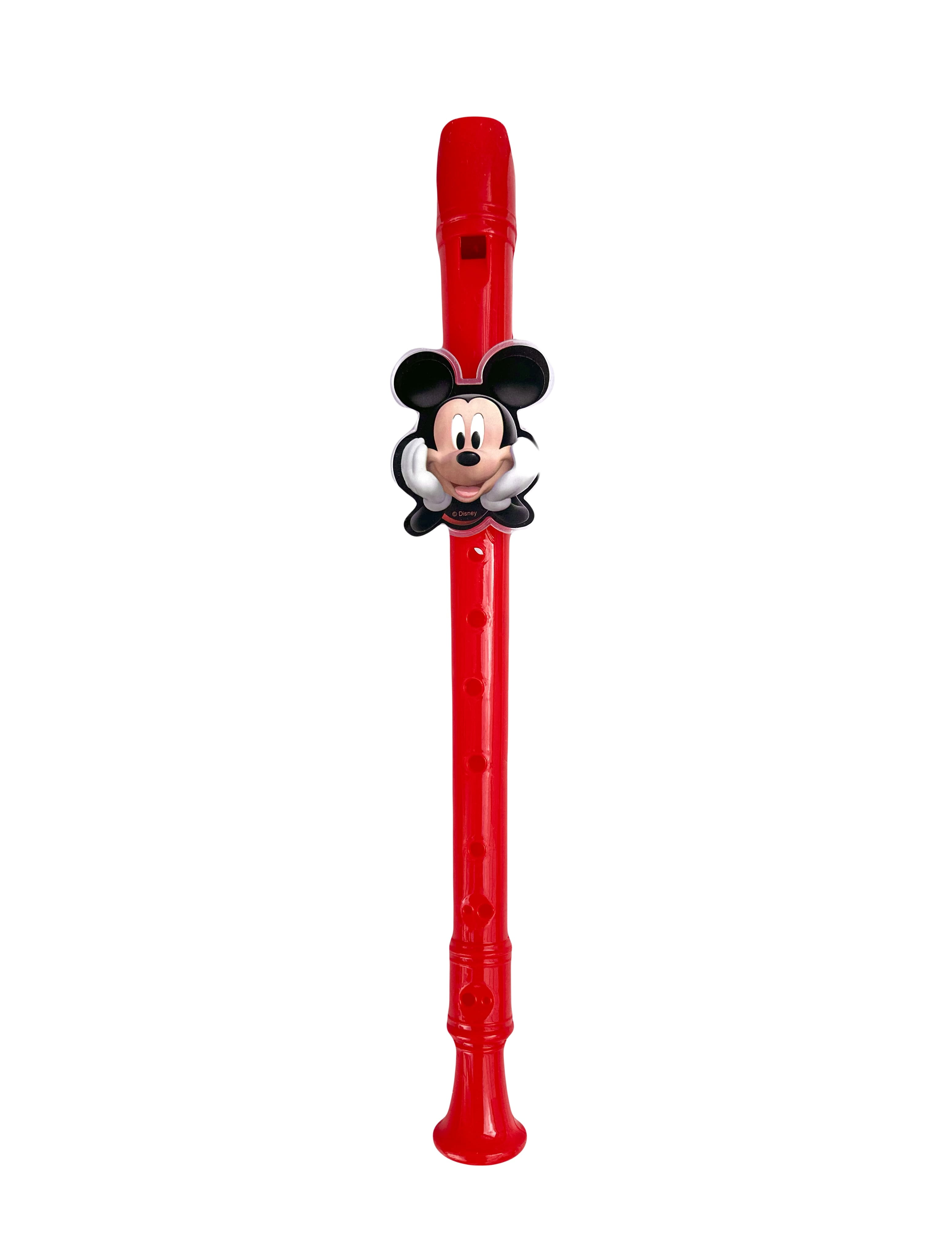 Disney Mickey Toy Flute Recorder - Red Color Kids Flute Recorder ...