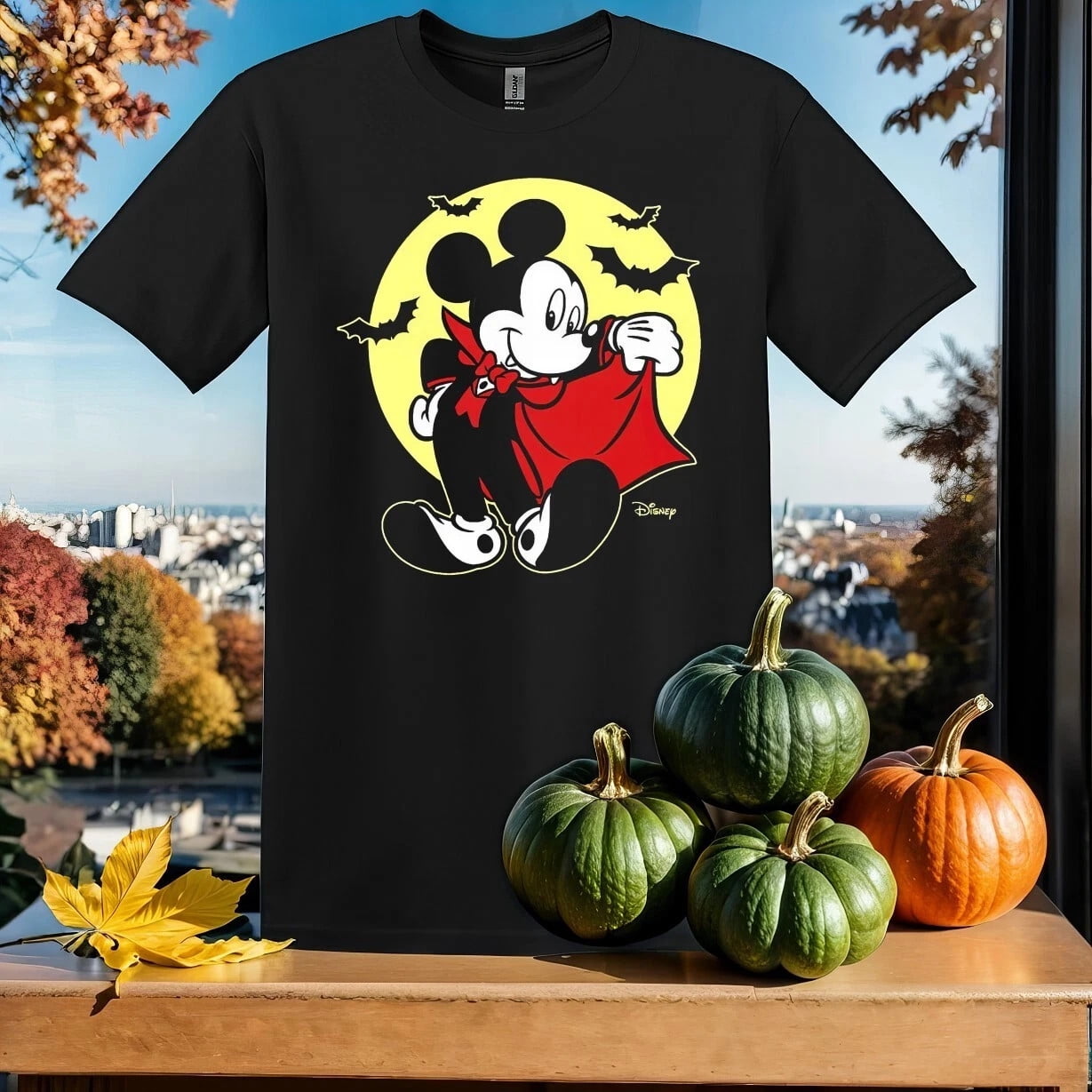 Disney Mickey Vampire Dracula Halloween Spooky Cape Bat Castle Costume ...