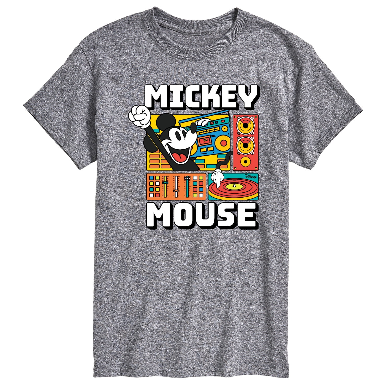 Disney - Mickey Wave Form - Men's Short Sleeve Graphic T-Shirt ...