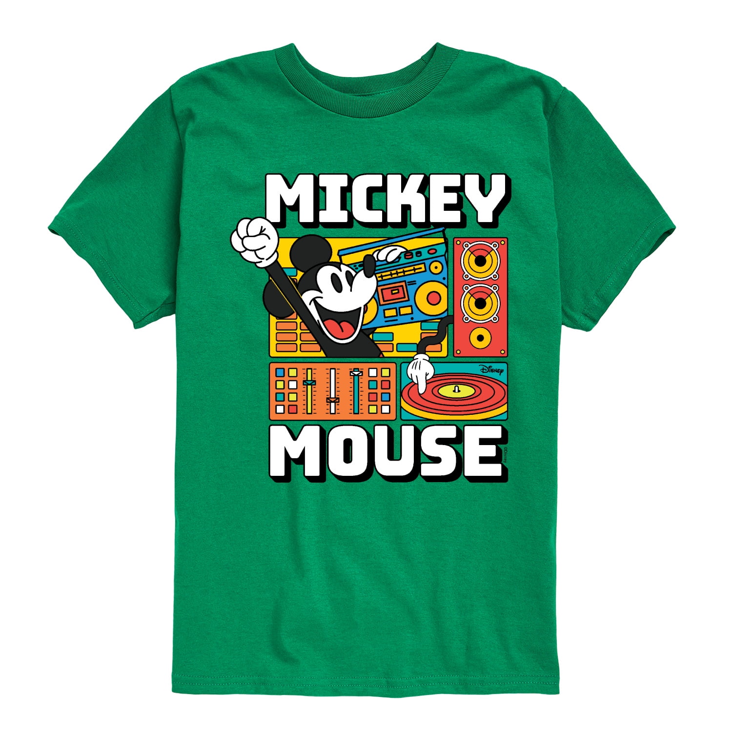 Disney - Mickey Wave Form - Toddler & Youth Short Sleeve Graphic T ...