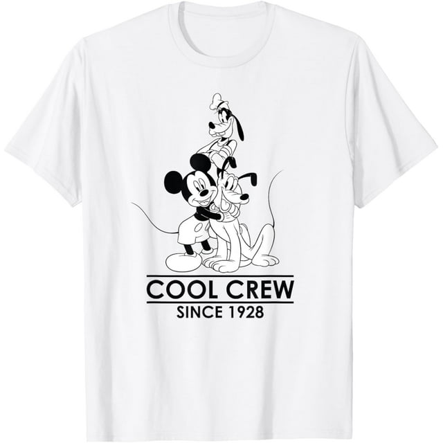 Disney Mickey and Cool Crew 90th Anniversary T-Shirt - Walmart.com