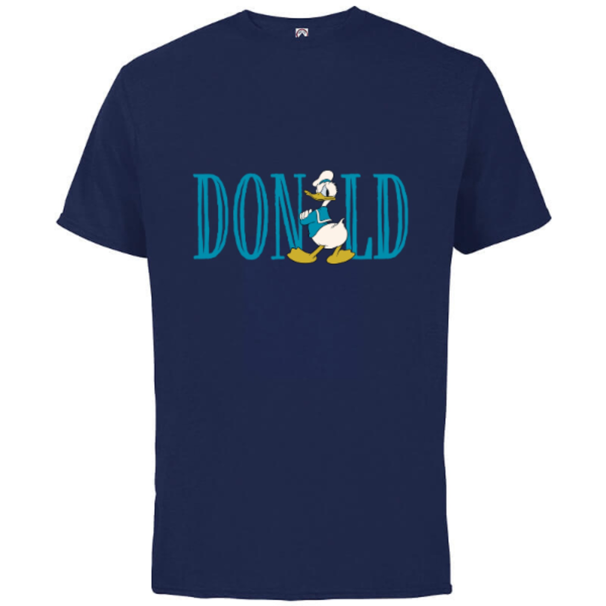 Disney Mickey and Friends Donald Duck Lettering Classic - Short Sleeve ...