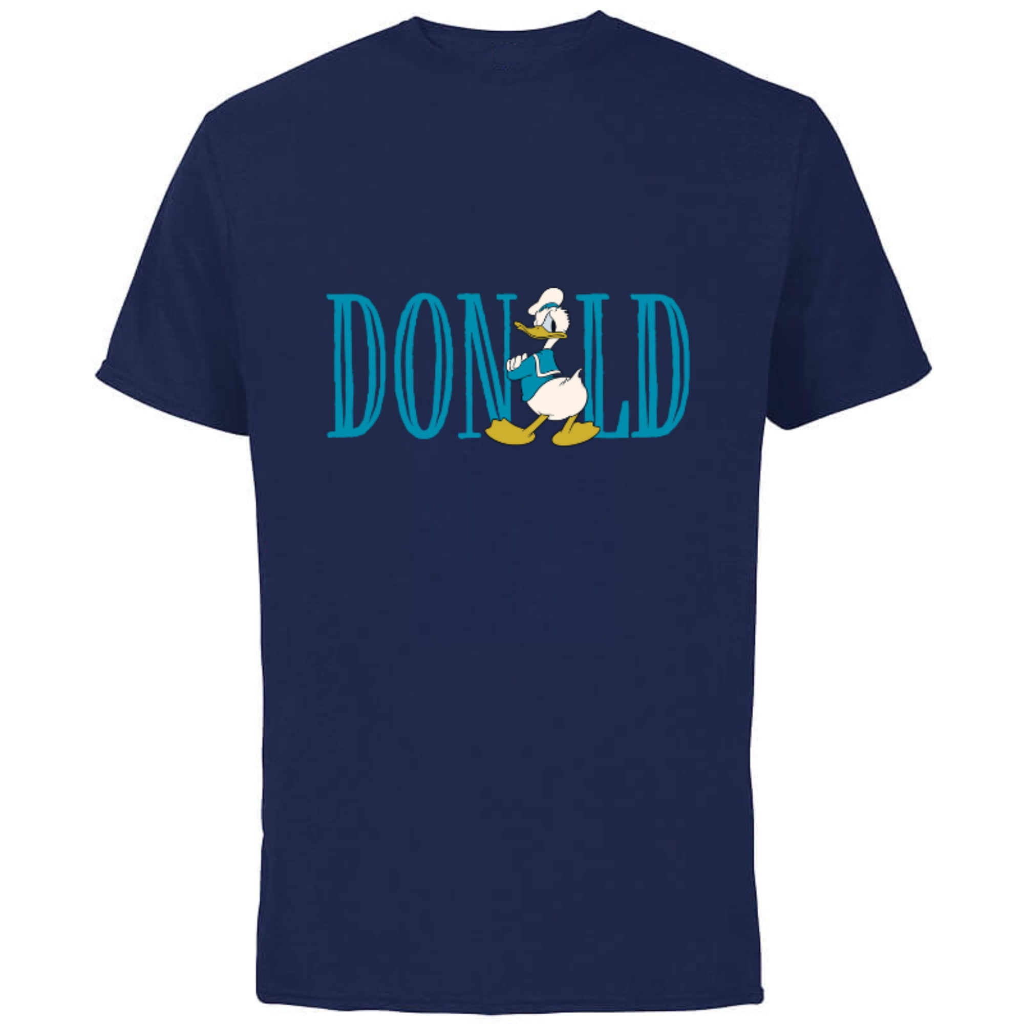 Disney Mickey and Friends Donald Duck Lettering Classic - Short Sleeve ...