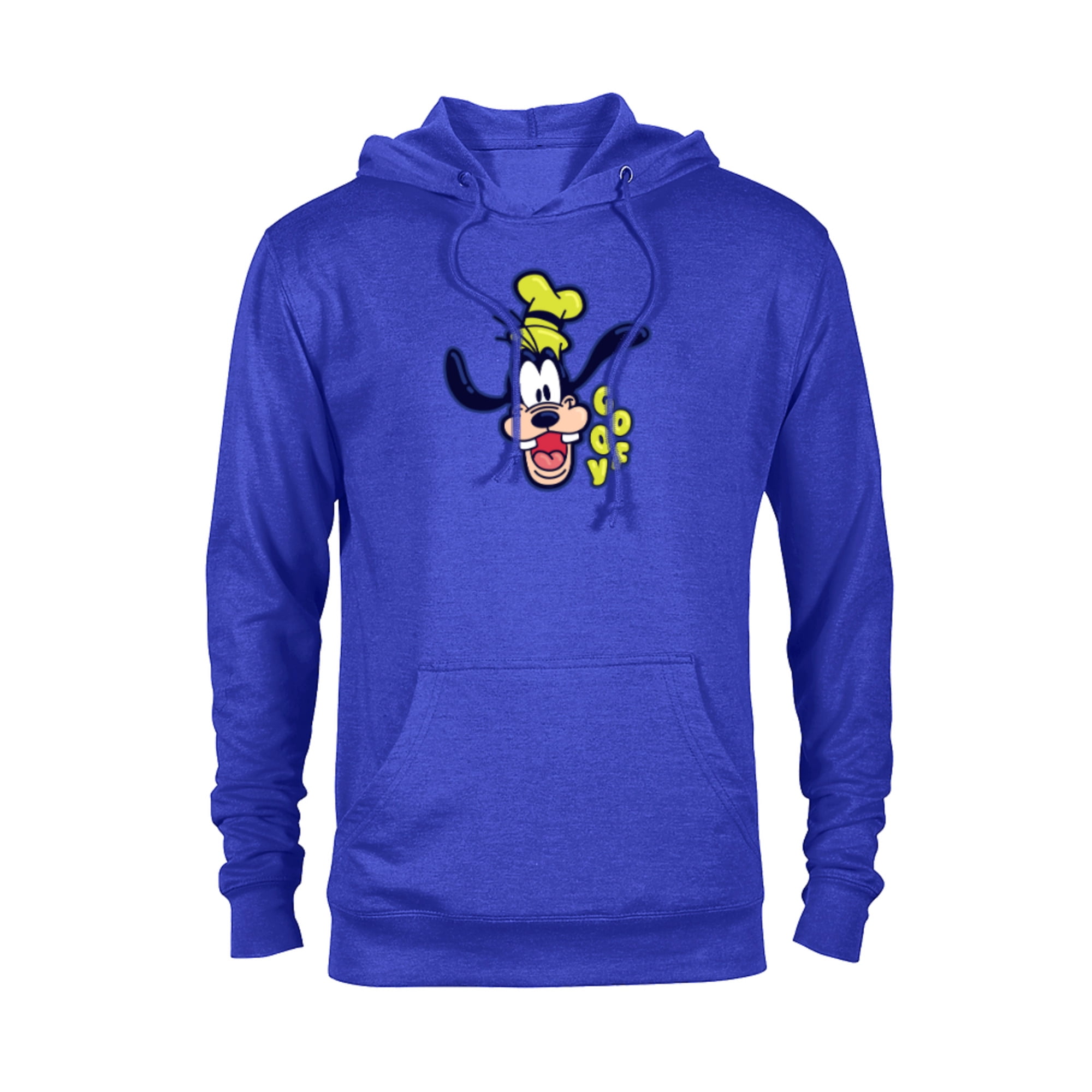 Disney Mickey and Friends Goofy Happy Face - Pullover Hoodie for Adults ...