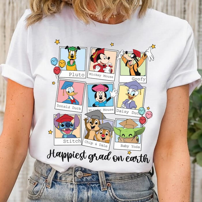 Disney Mickey and Friends Graduate Shirt, Disney Graduate Shirt ...