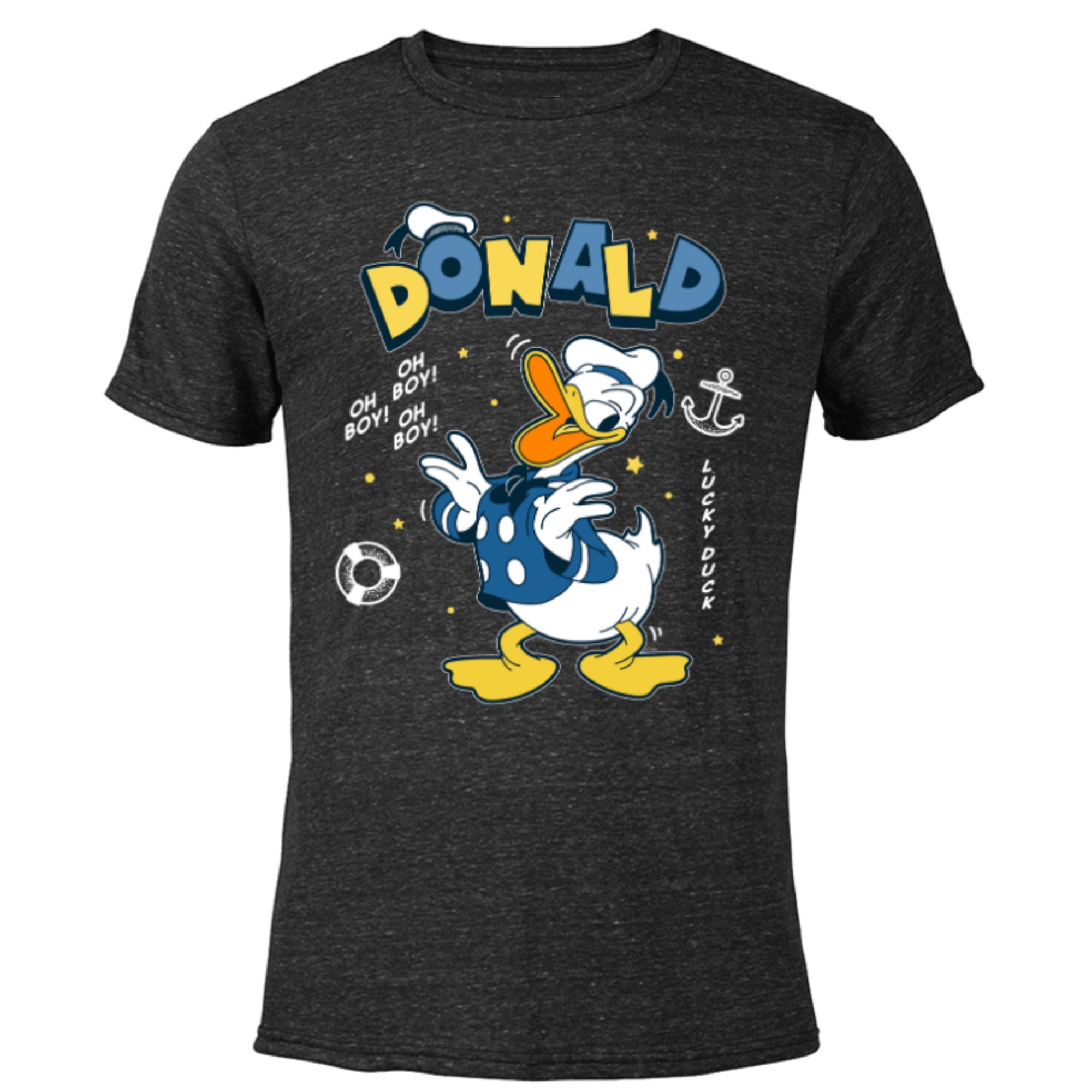 Disney Mickey and Friends Lucky Donald Duck - Short Sleeve Blended T ...