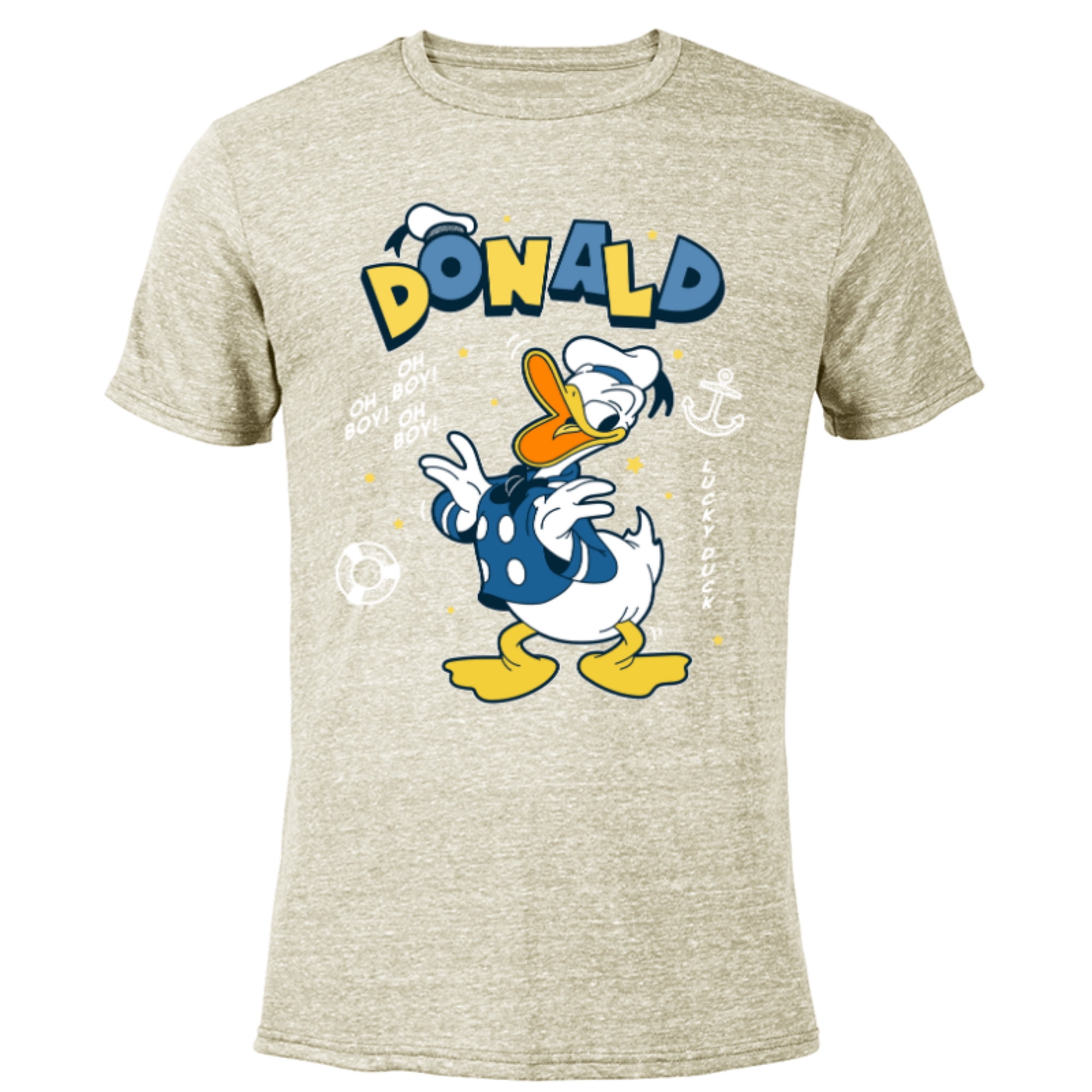 Disney Mickey and Friends Lucky Donald Duck - Short Sleeve Blended T ...