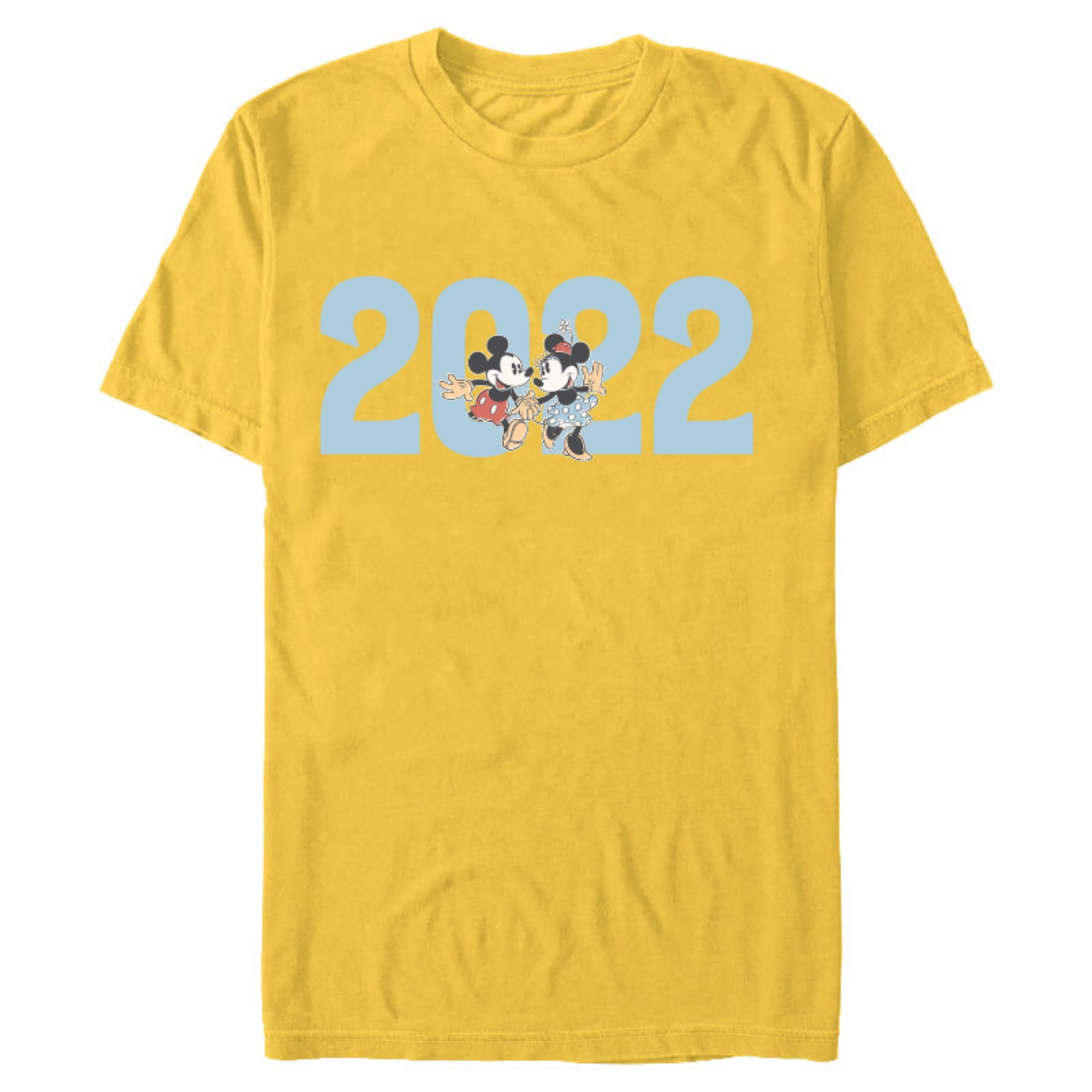 Disney Mickey and Minnie 2022 New Year’s Eve - Short Sleeve Blended T ...