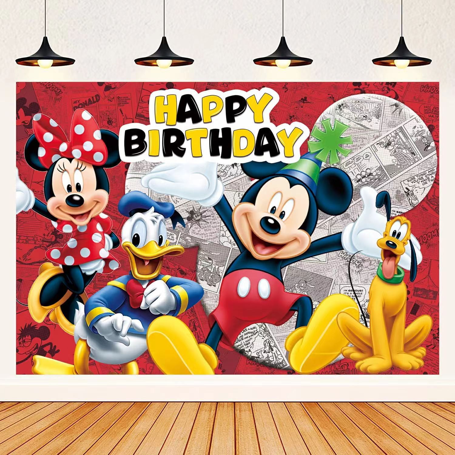 Mickey Mouse Birthday Banner Mickey Mouse Jumbo Birthday Banner Kit