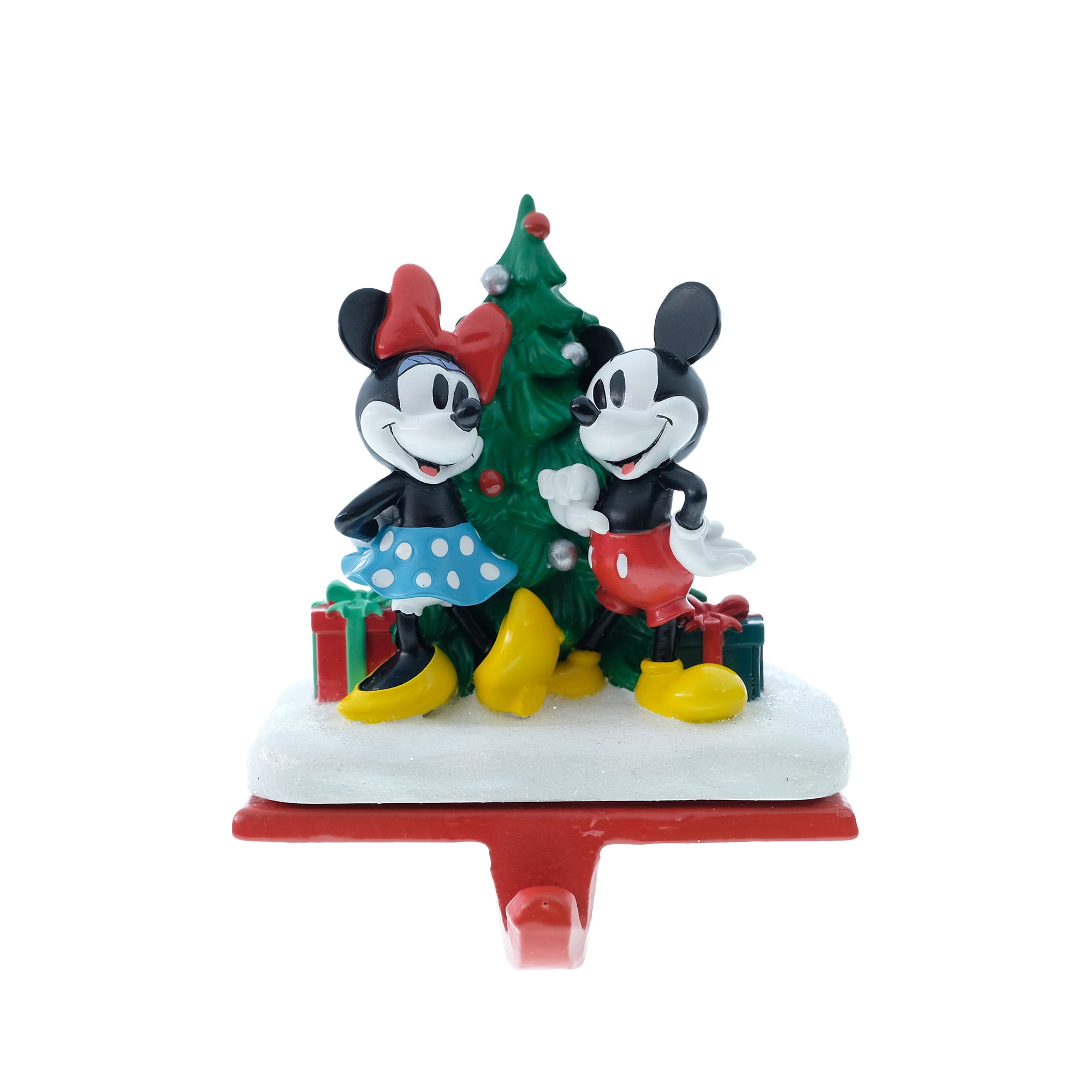Disney, Mickey and Minnie Metal Christmas Stocking Holder, Multi-Color ...