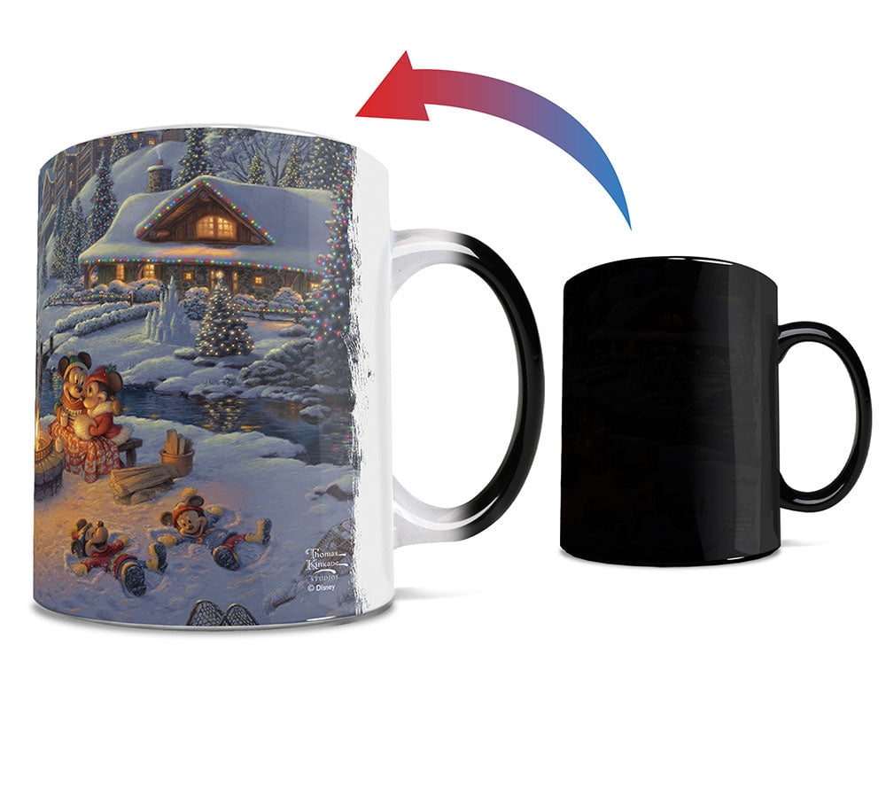 Disney (Mickey and Minnie Mouse - Christmas Lodge) Morphing Mugs® Heat ...