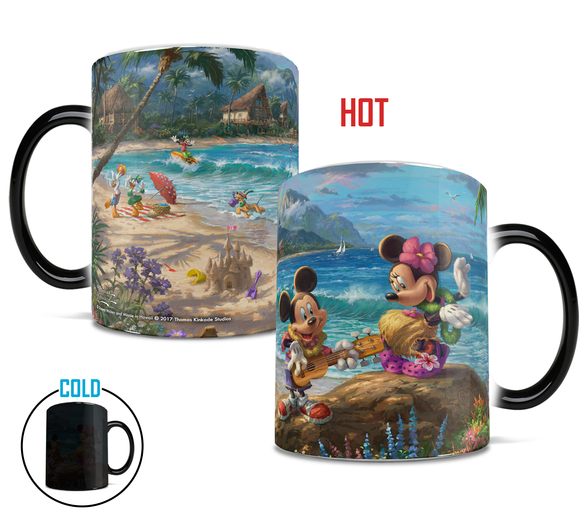 Disney (Mickey and Minnie Mouse - Hawaii) Morphing Mugs® Heat-Sensitive ...