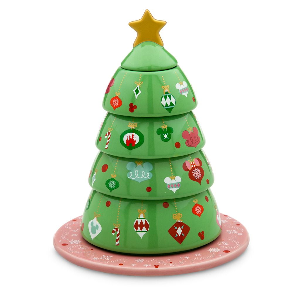Disney Mickey and Minnie Mouse Icon Christmas Tree Holiday Ceramic ...