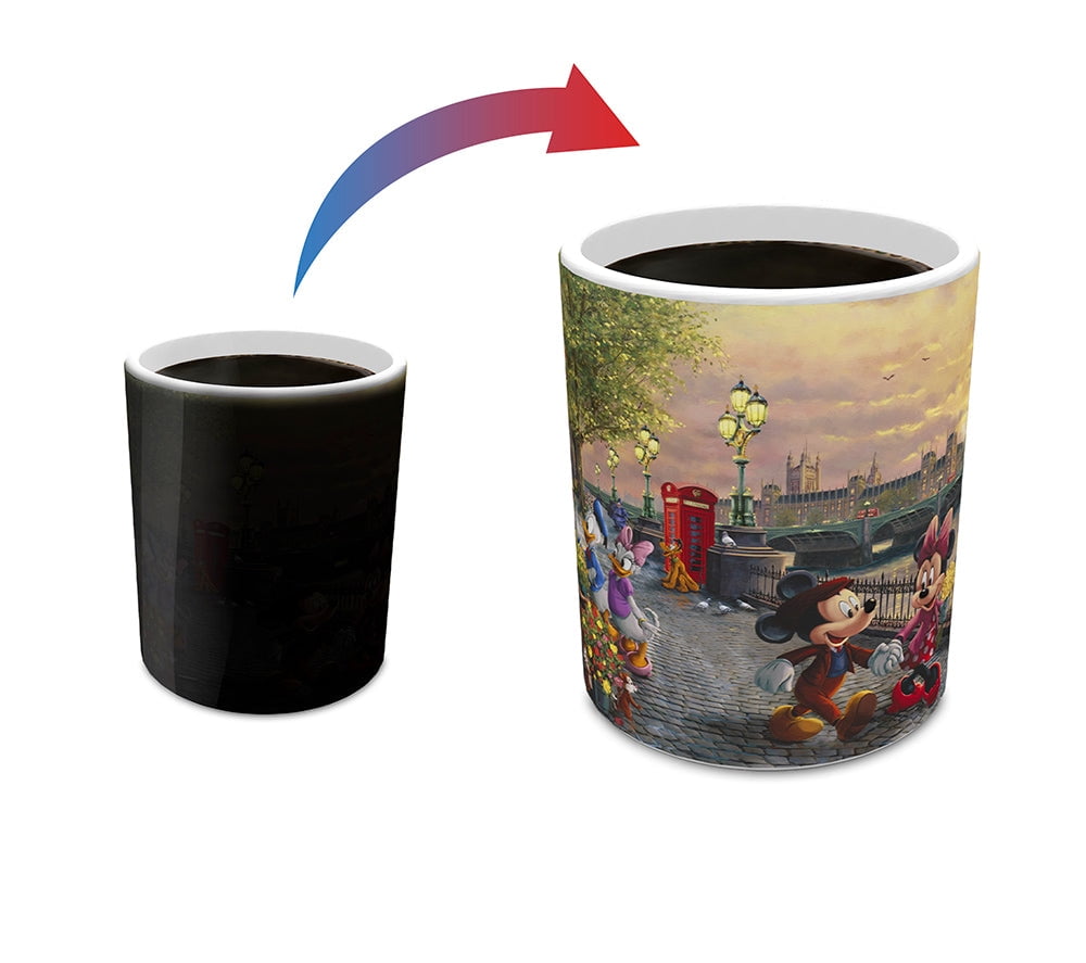 Disney (Mickey and Minnie Mouse - London) Morphing Mugs® Heat-Sensitive ...