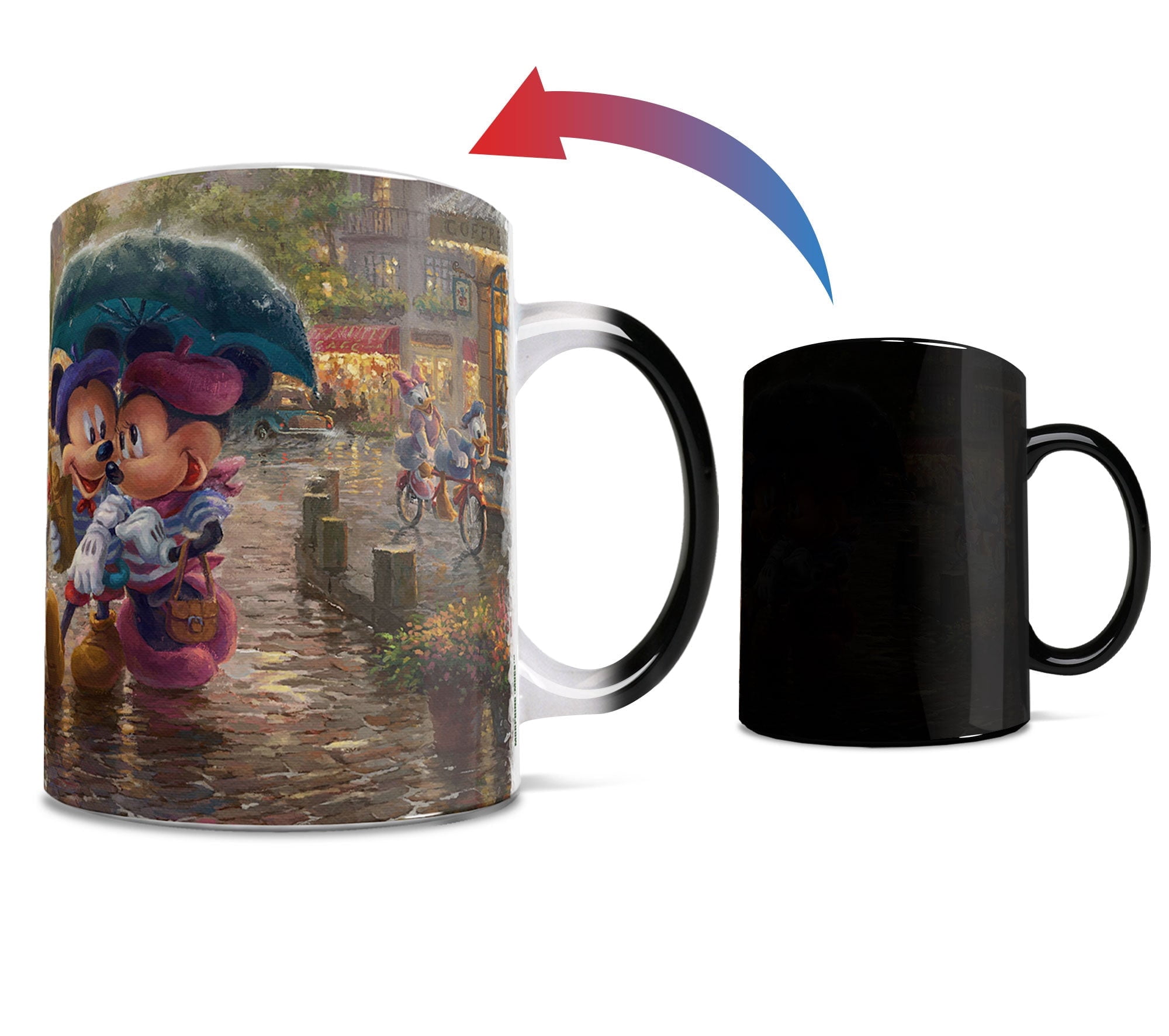 Disney (Mickey and Minnie Mouse - Paris) Morphing Mugs® Heat-Sensitive ...