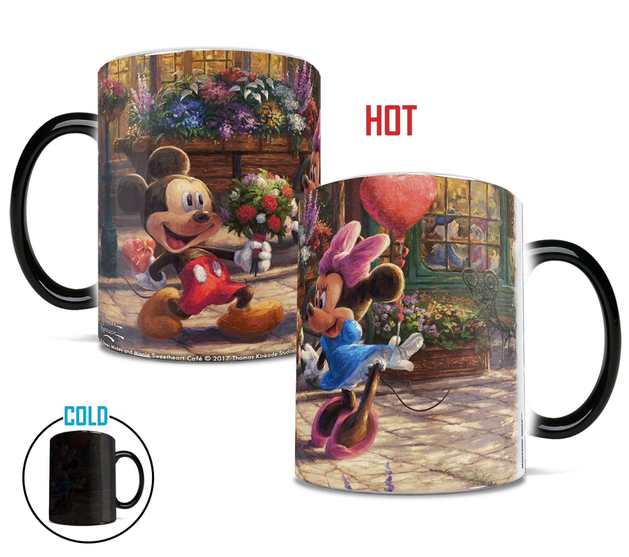 Disney (Mickey and Minnie Mouse - Sweetheart Cafe) Morphing Mugs® Heat ...