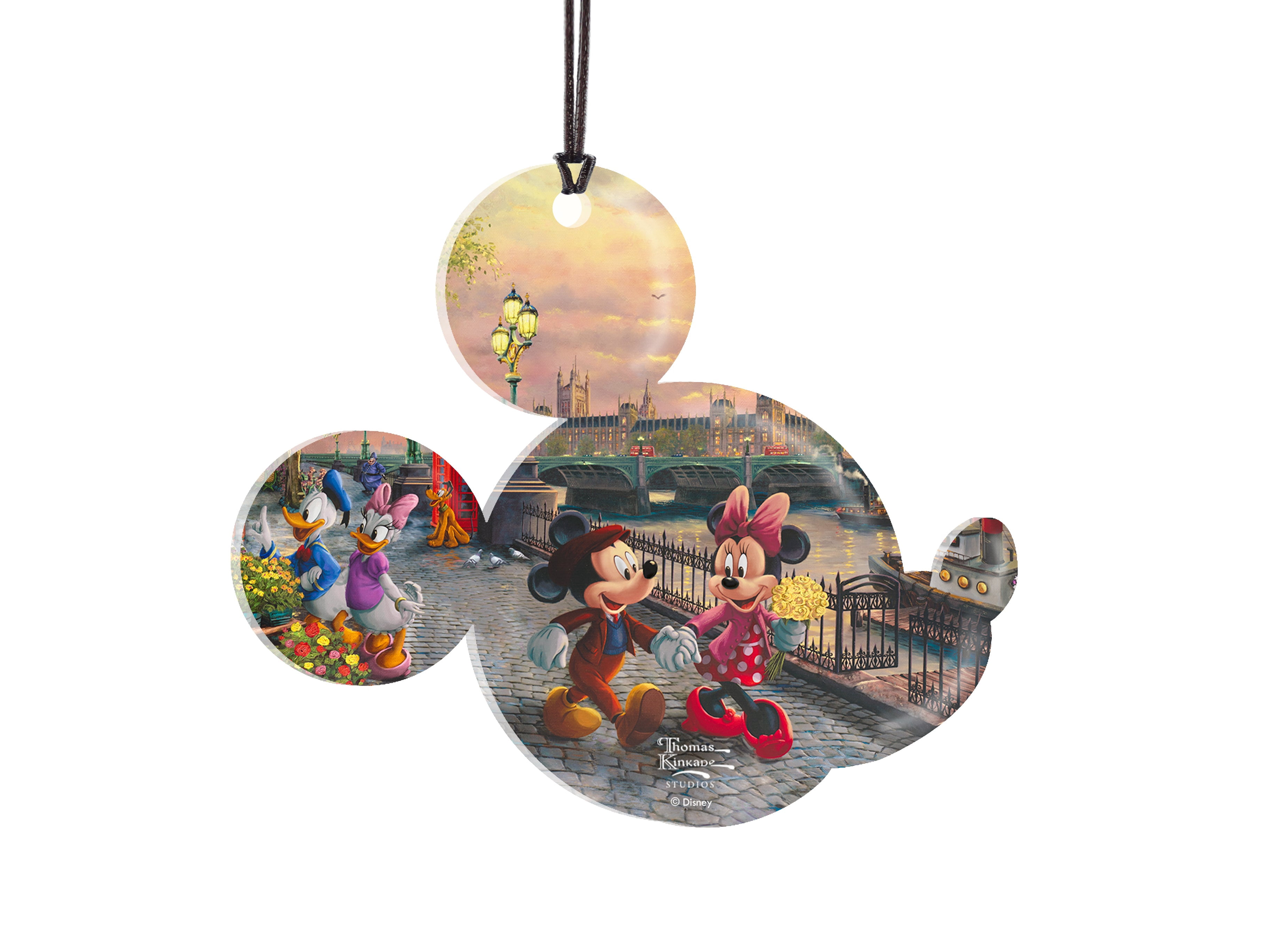 Disney (Mickey and Minnie Mouse in London) Hanging Acrylic Print ...