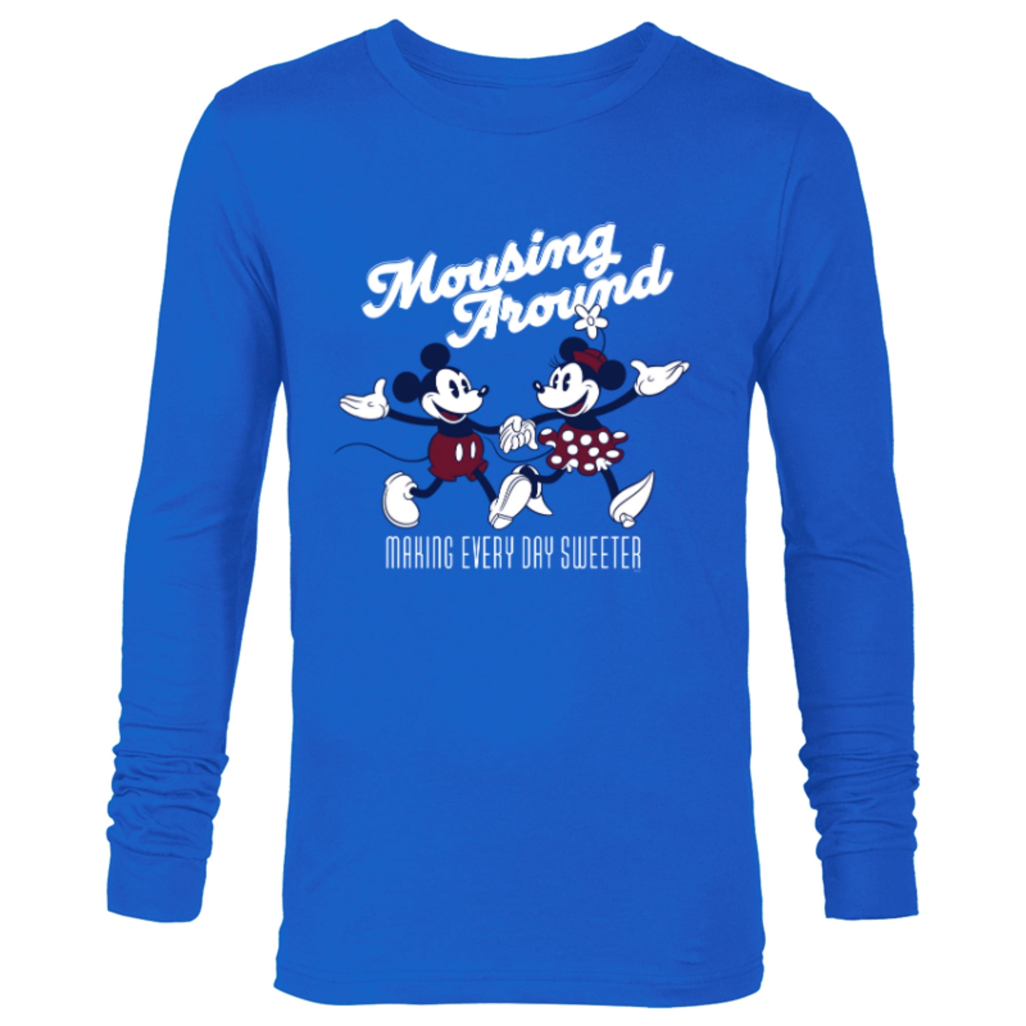 Disney Mickey and Minnie Mousing Around Retro Vintage - Long Sleeve T ...